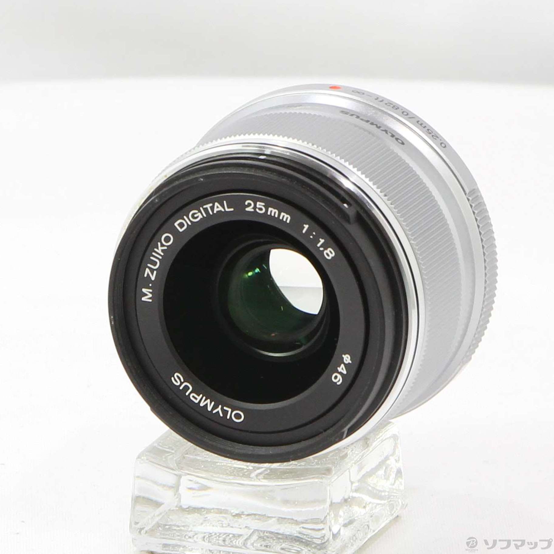 【中古】M.ZUIKO DIGITAL 25mm F1.8 (レンズ／シルバー) (μ4／3) [2133053328000] - リコレ！|ビックカメラグループ ソフマップの中古通販サイト