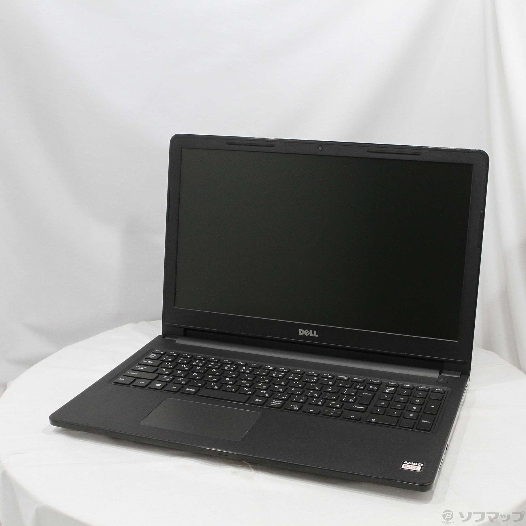【中古】Inspiron 15 3565 〔Windows 10〕 [AMD E2-9000 APU (1.8GHz)／4GB／HDD1TB ...