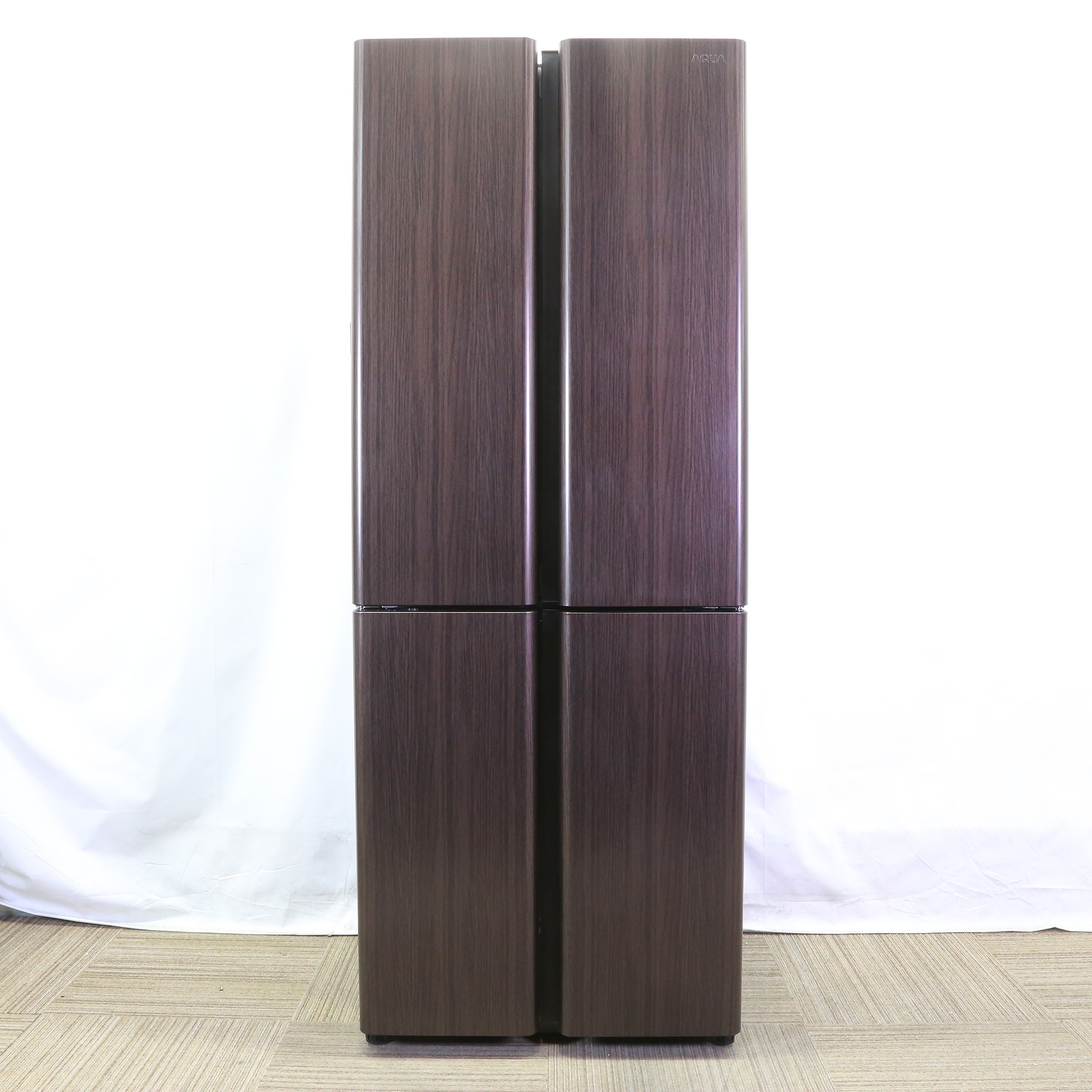 【中古】〔展示品〕 【春のEC限定セール品】 冷蔵庫 TZ SERIES ダークウッドブラウン AQR-TZ42N(T) [幅70cm ／420L ／4ドア ／観音開きタイプ ／2023年 ...