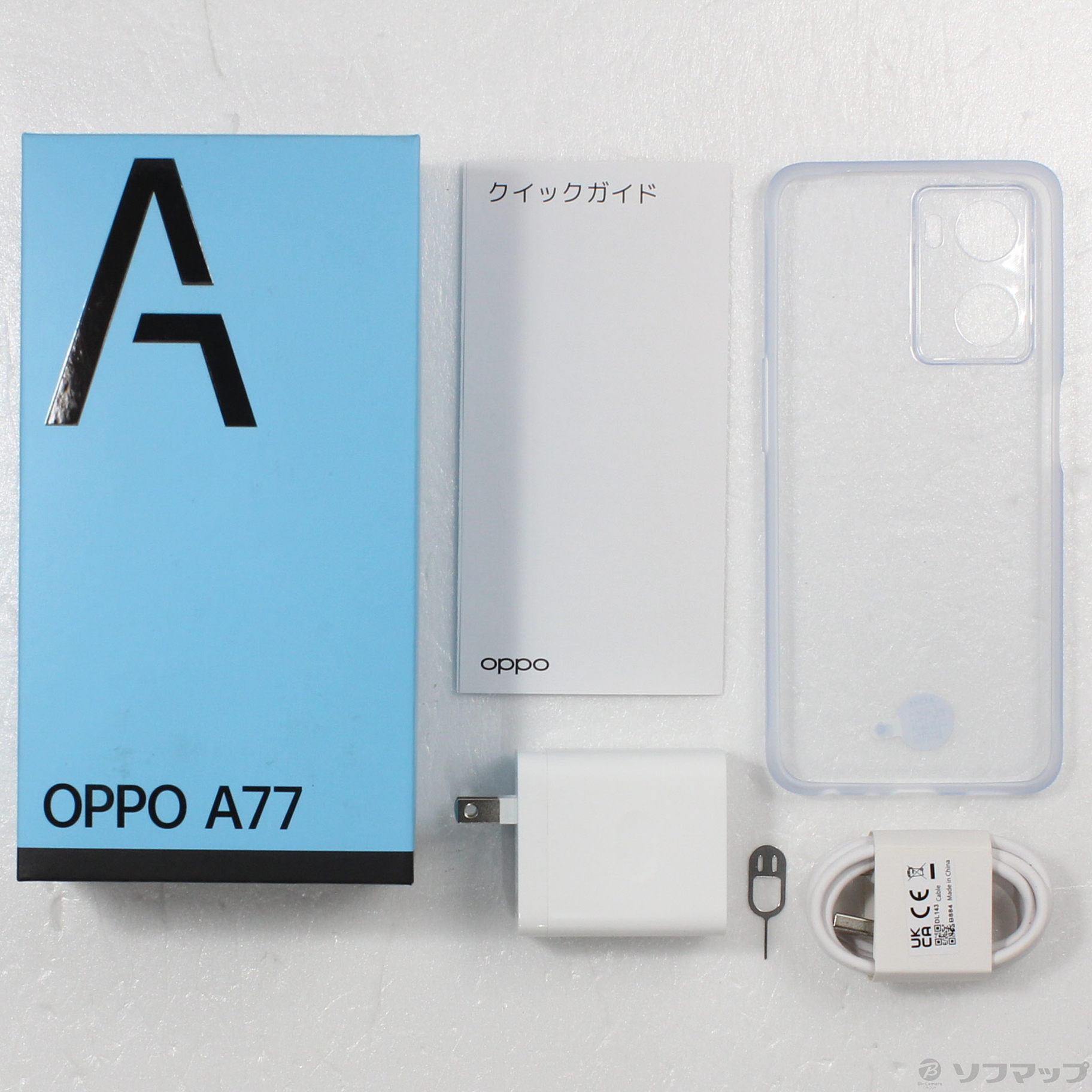 【中古】〔展示品〕 OPPO A77 128GB ブルー CPH2385 SIMフリー [2133054838669] - リコレ！|ビック ...