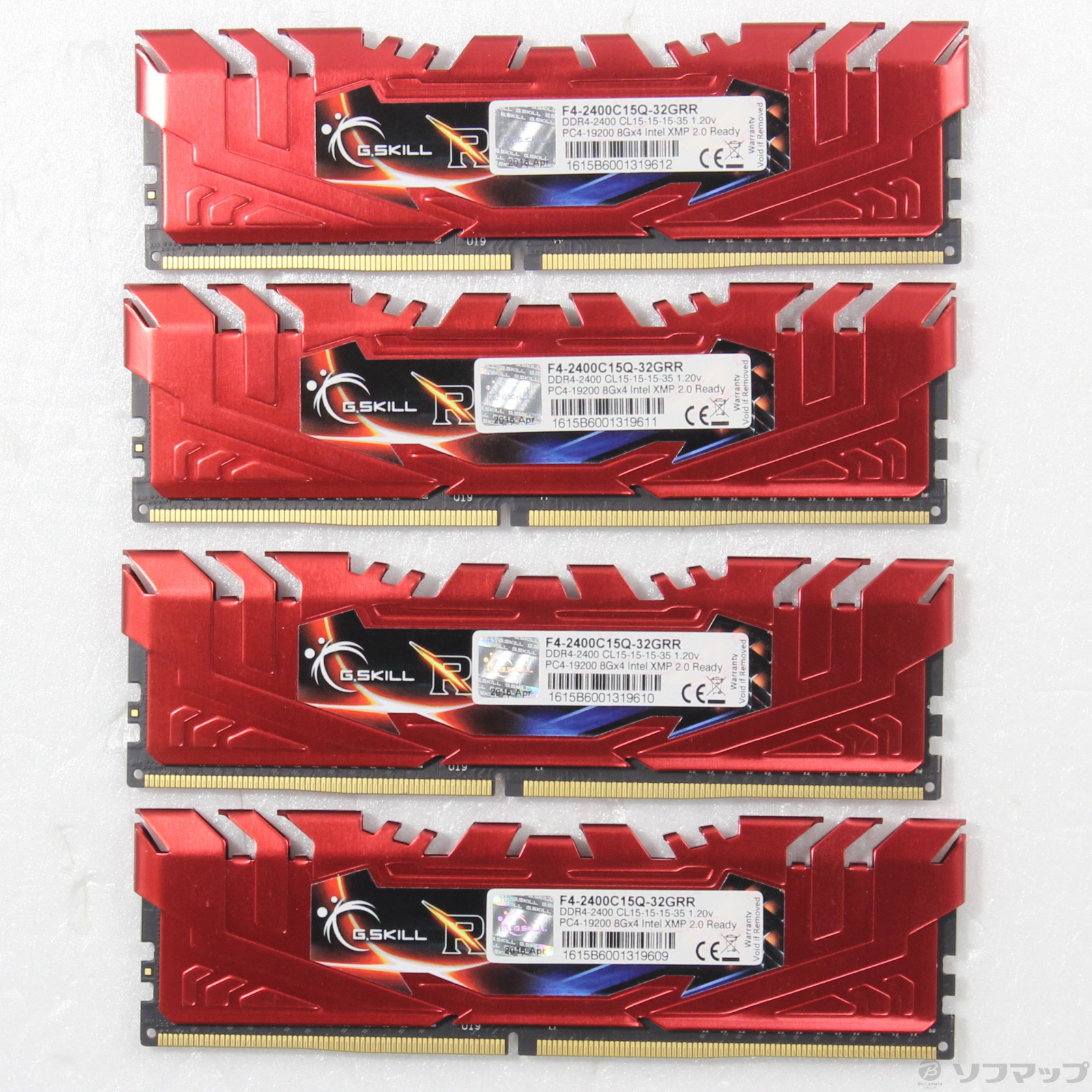 【中古】288P PC4-19200 DDR4-2400 32GB 8GB×4枚組 [2133054873547] - リコレ！|ビックカメラ ...