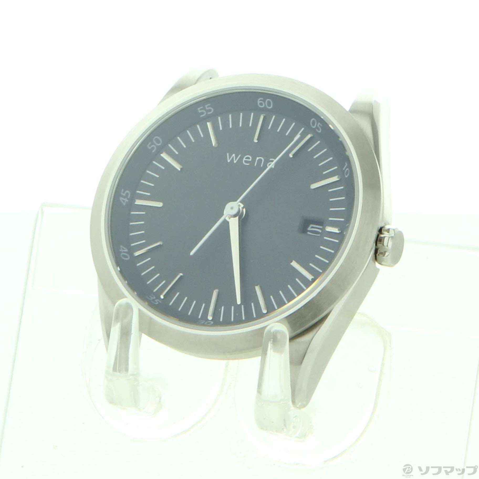 【中古】〔展示品〕 wena wrist Three Hands Solar Silver Head WH-tS01 S [2133055109966] - リコレ！|ビックカメラグループ ...