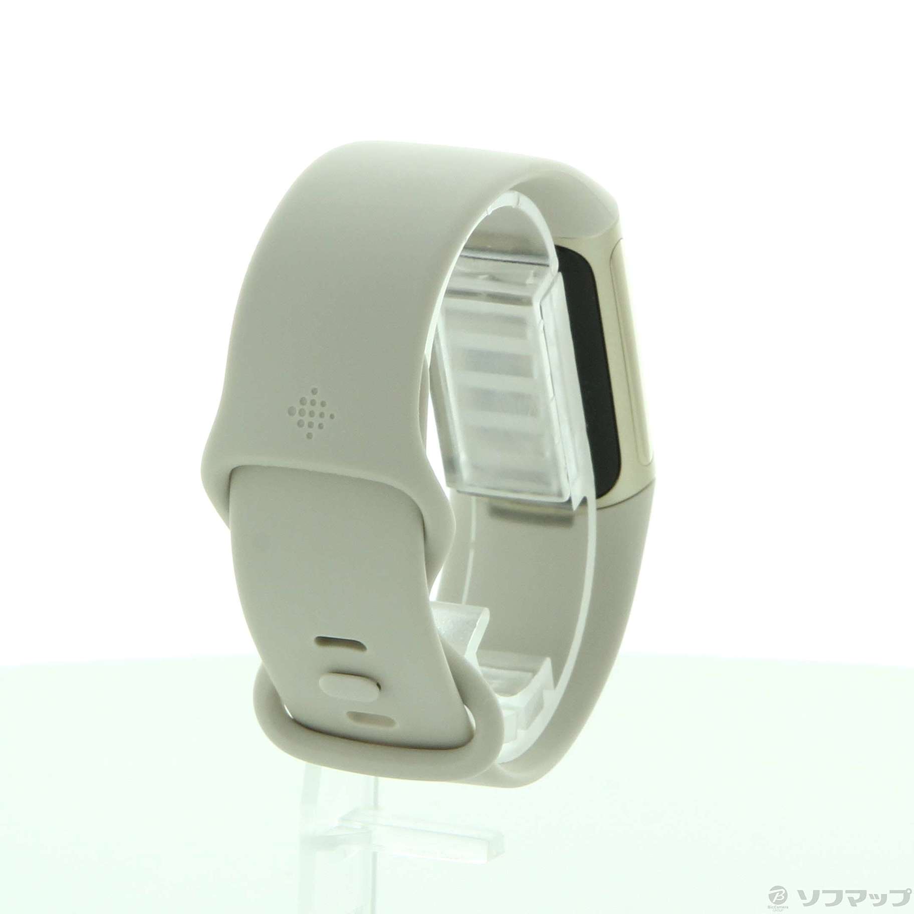 【中古】〔展示品〕 Fitbit Charge5 FB421GLWT-FRCJK ルナホワイト／ソフトゴールド [2133055341977 ...