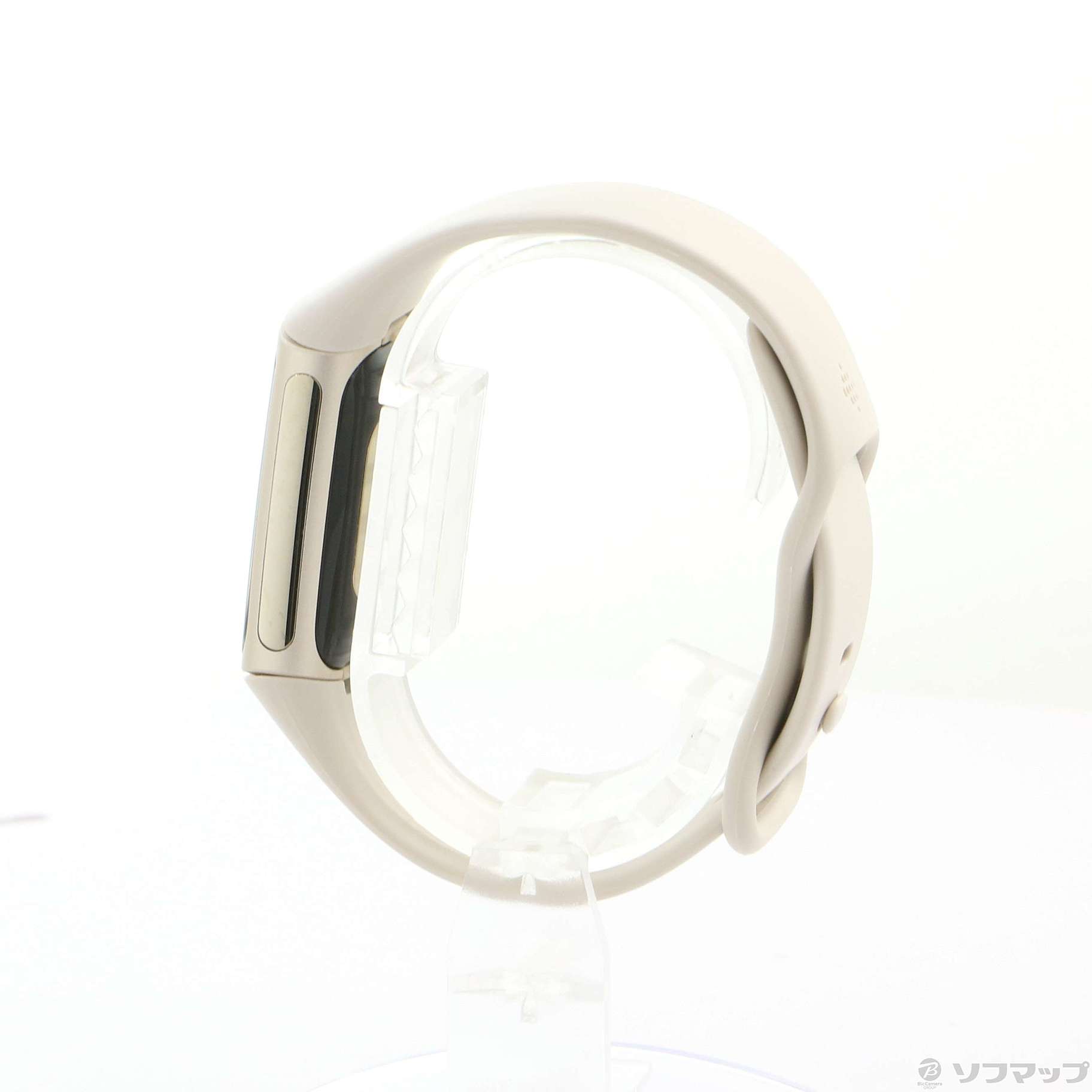 【中古】〔展示品〕 Fitbit Charge5 FB421GLWT-FRCJK ルナホワイト／ソフトゴールド [2133055341991 ...