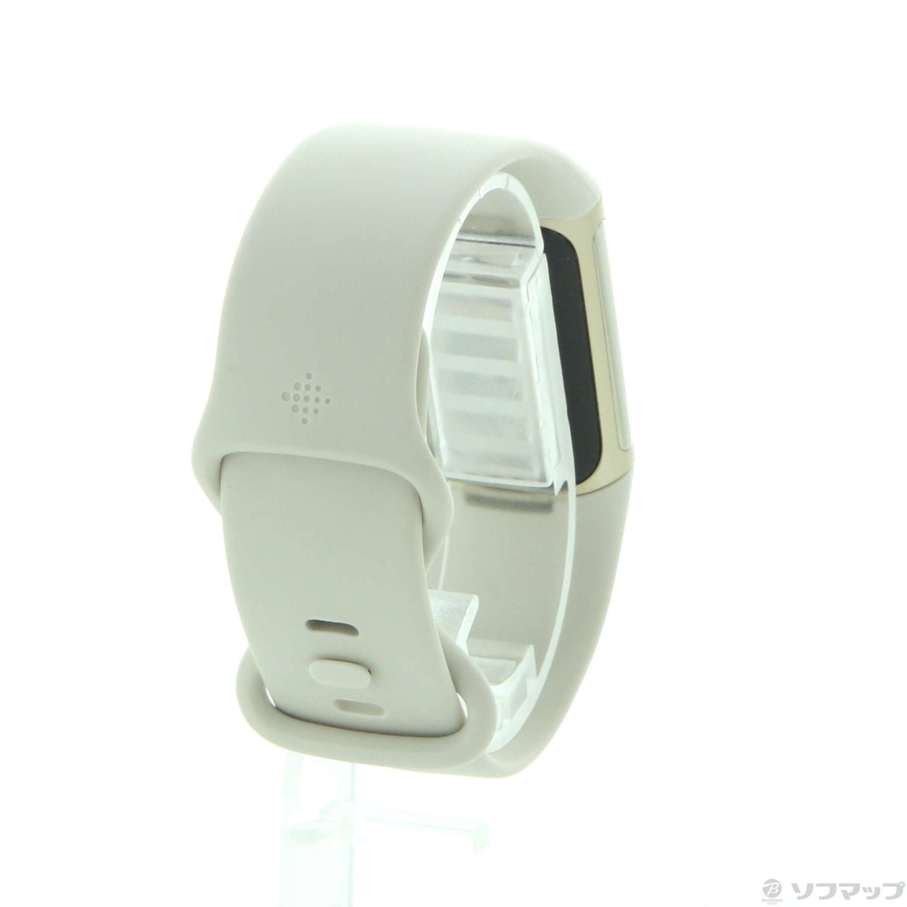 【中古】〔展示品〕 Fitbit Charge5 FB421GLWT-FRCJK ルナホワイト／ソフトゴールド [2133055343025 ...