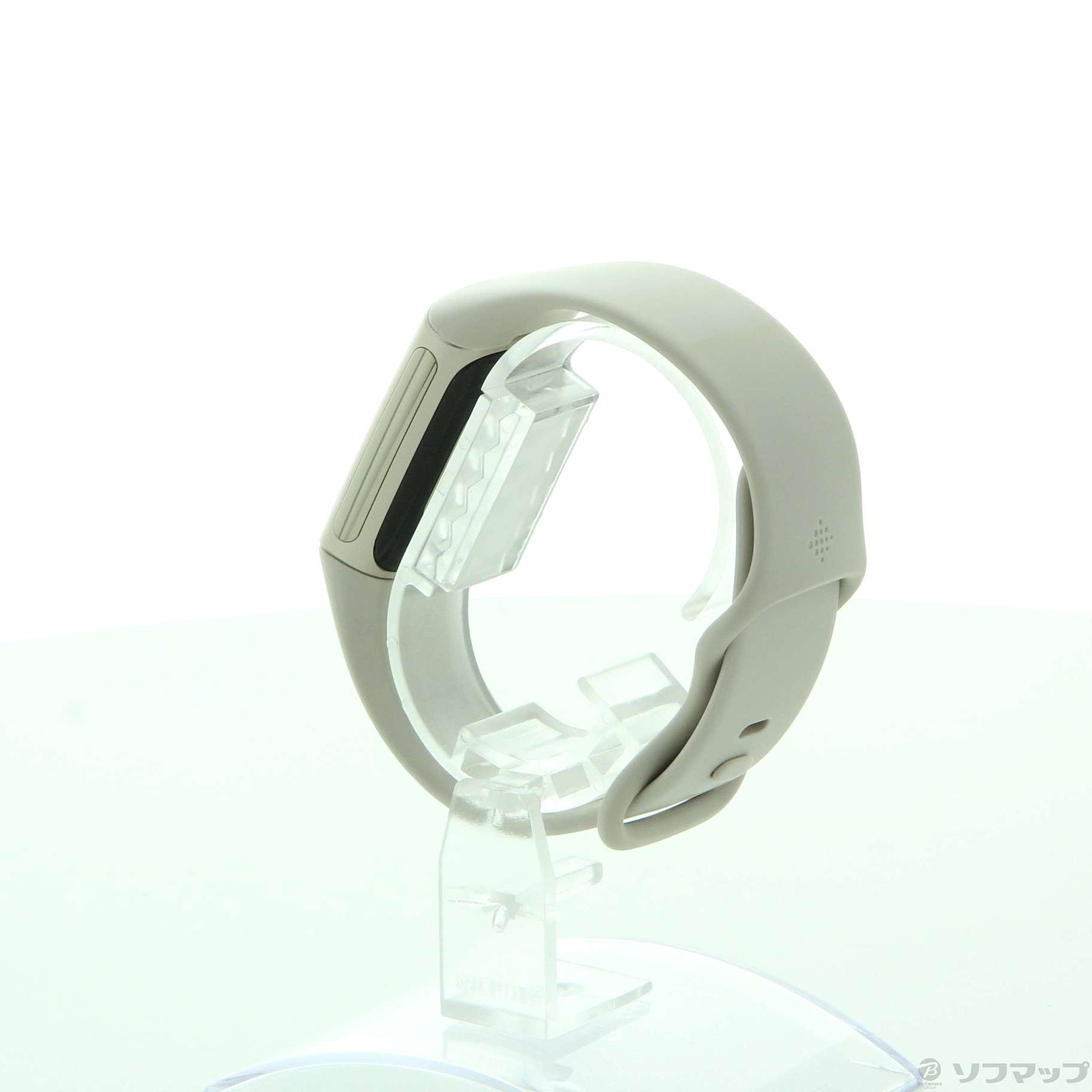 【中古】〔展示品〕 Fitbit Charge5 FB421GLWT-FRCJK ルナホワイト／ソフトゴールド [2133055452079 ...