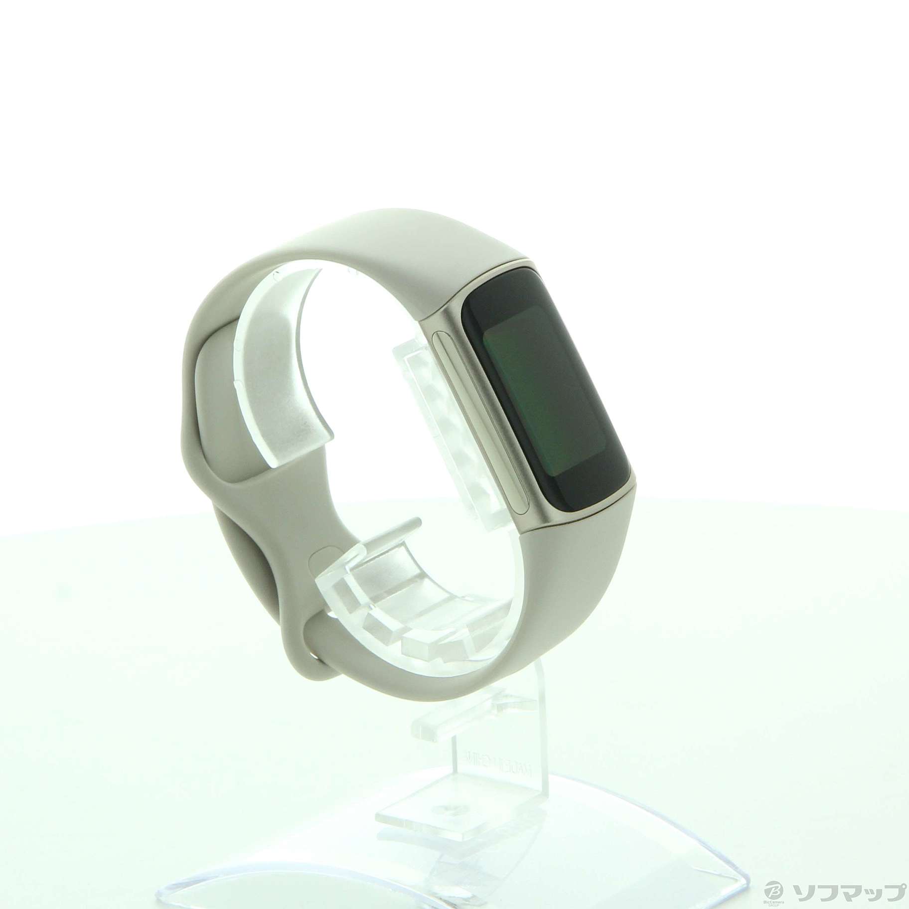 【中古】〔展示品〕 Fitbit Charge5 FB421GLWT-FRCJK ルナホワイト／ソフトゴールド [2133055452079 ...
