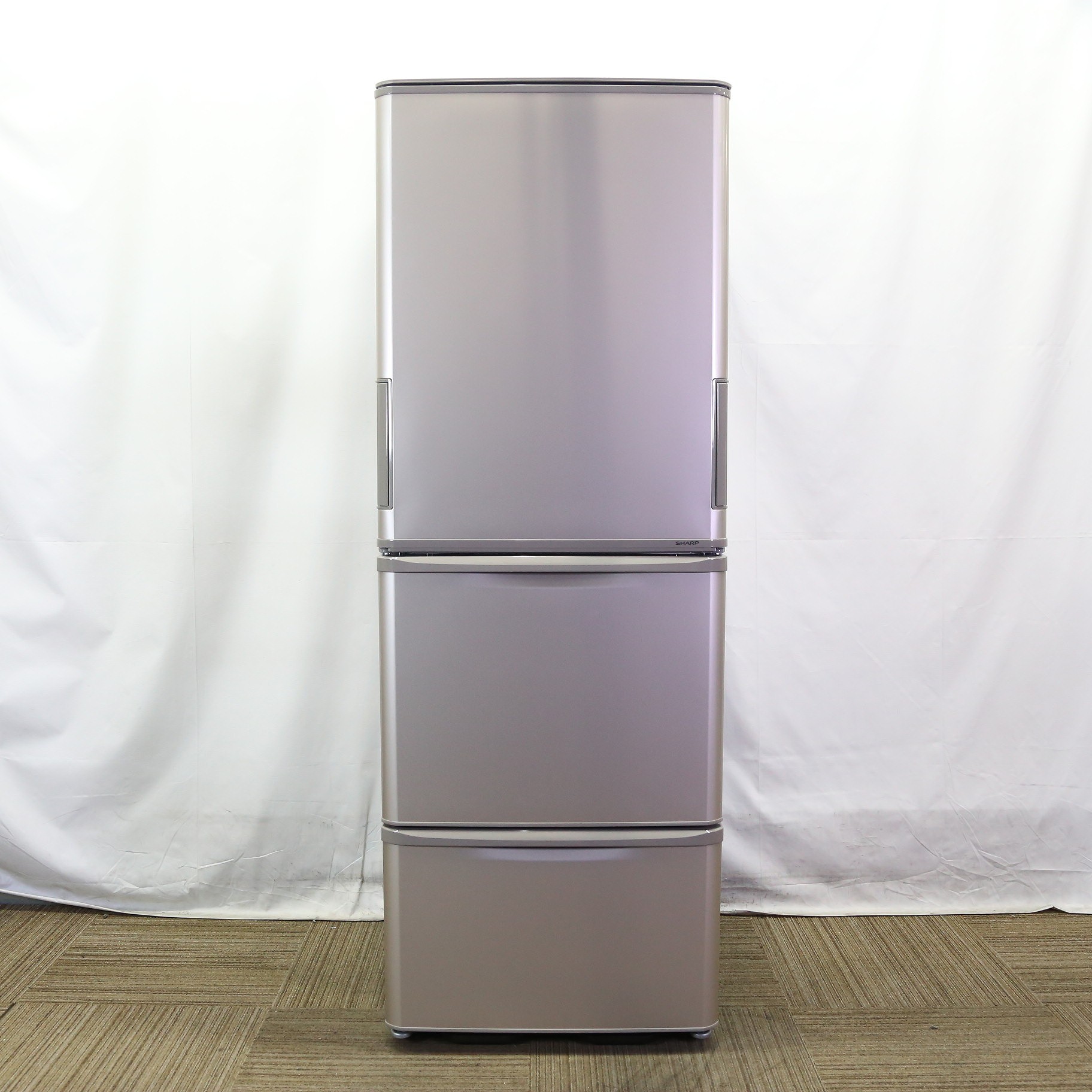 【中古】〔展示品〕 両開き冷蔵庫 マットシャンパン SJ-W359K-N [幅60cm ／350L ／3ドア ／左右開きタイプ ／2023年] [2133055561269] - リコレ ...