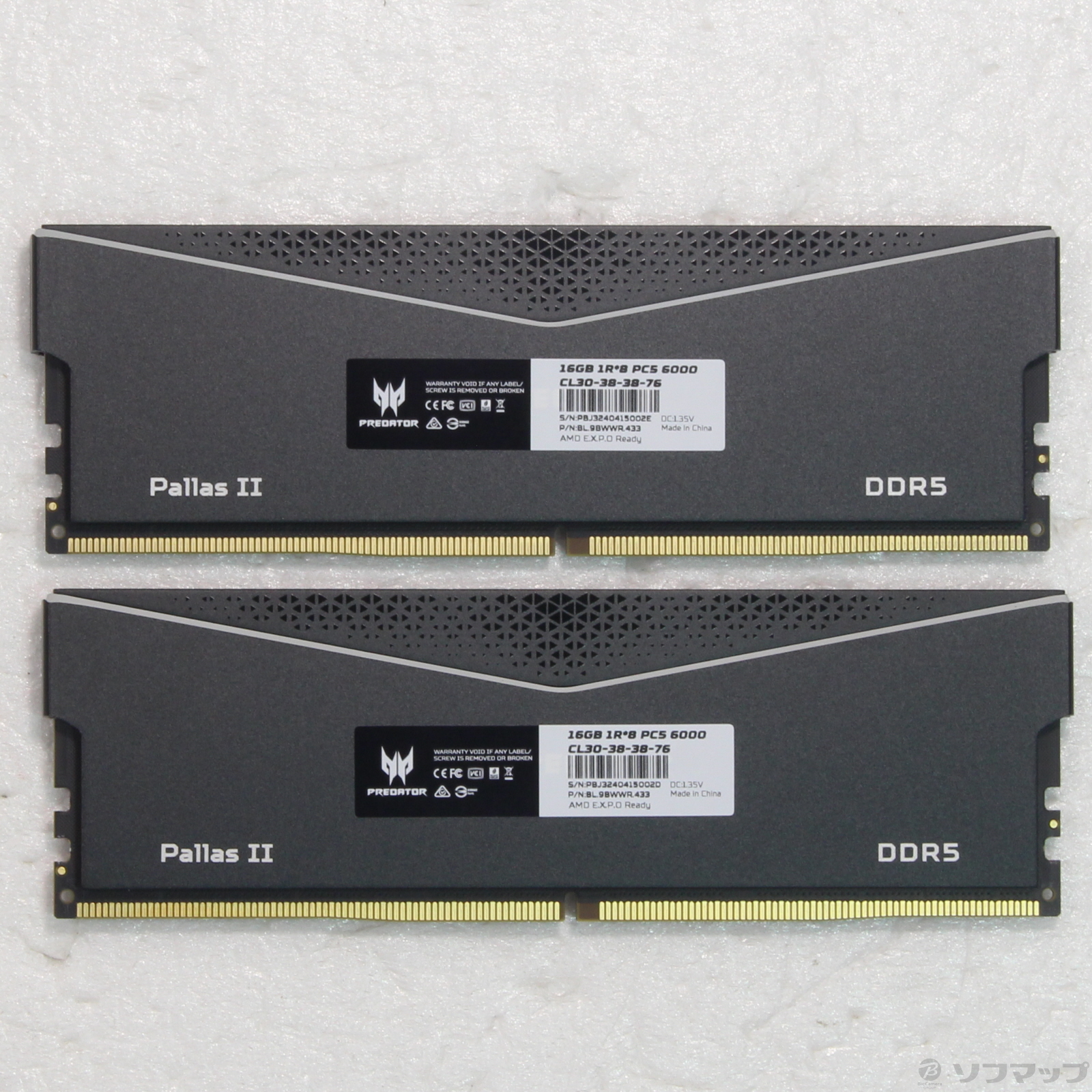【中古】288P PC5-48000 DDR5 6000 16GB 2枚組 [2133055778803] - リコレ！|ビックカメラグループ ...