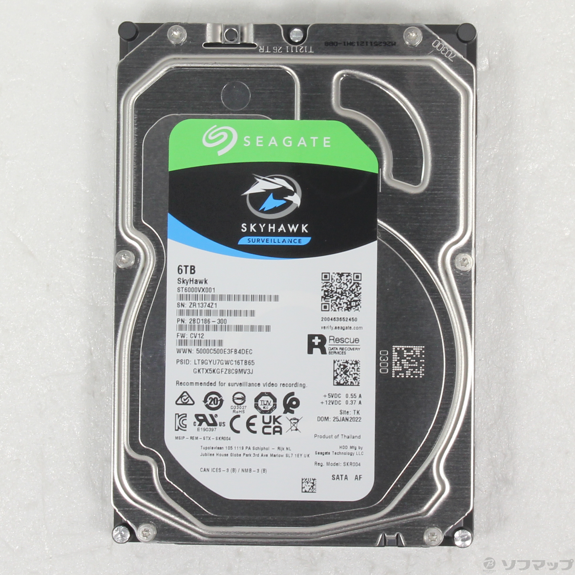 【中古】ST6000VX001 [2133055806414] - リコレ！|ビックカメラグループ ソフマップの中古通販サイト