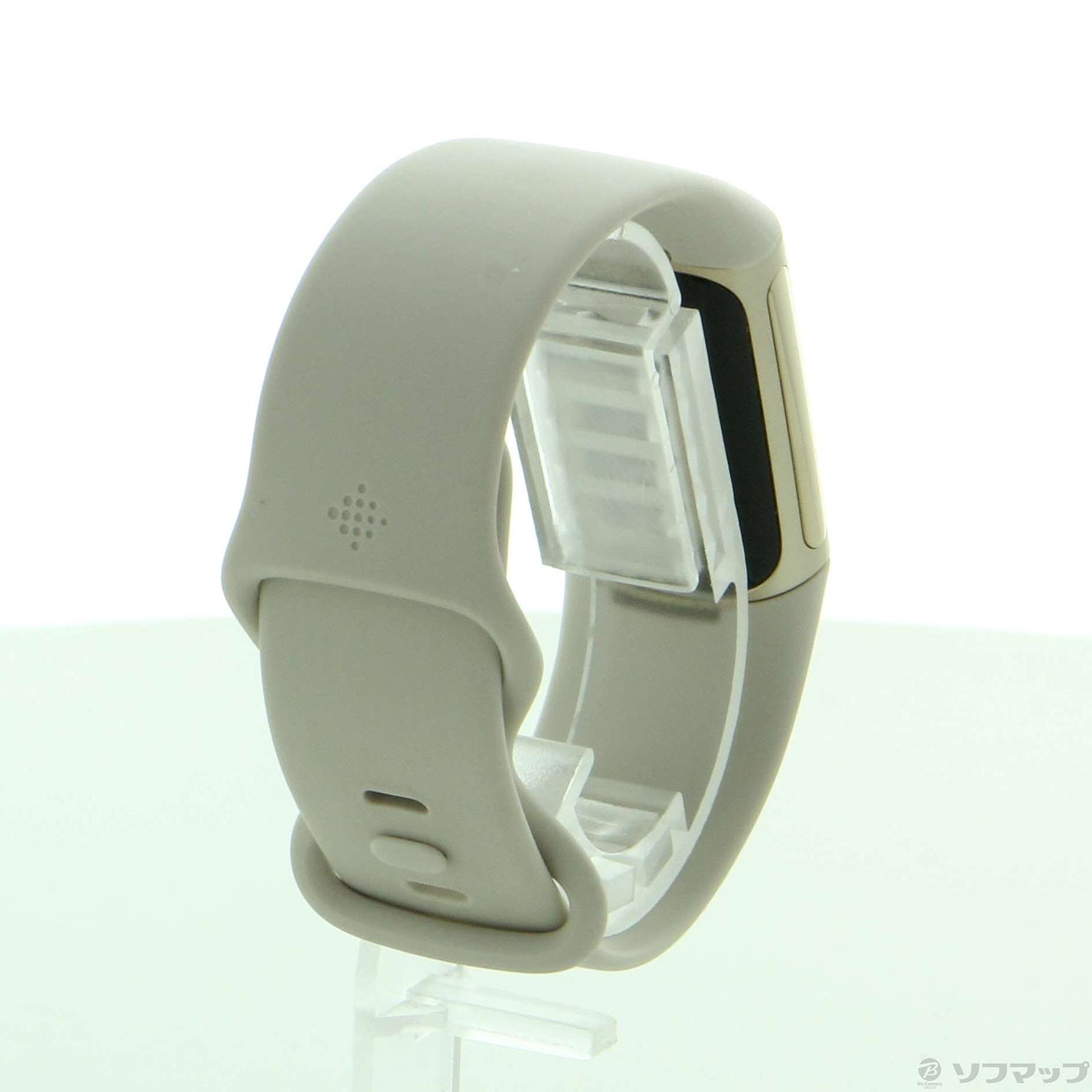 【中古】〔展示品〕 Fitbit Charge5 FB421GLWT-FRCJK ルナホワイト／ソフトゴールド [2133056615930 ...