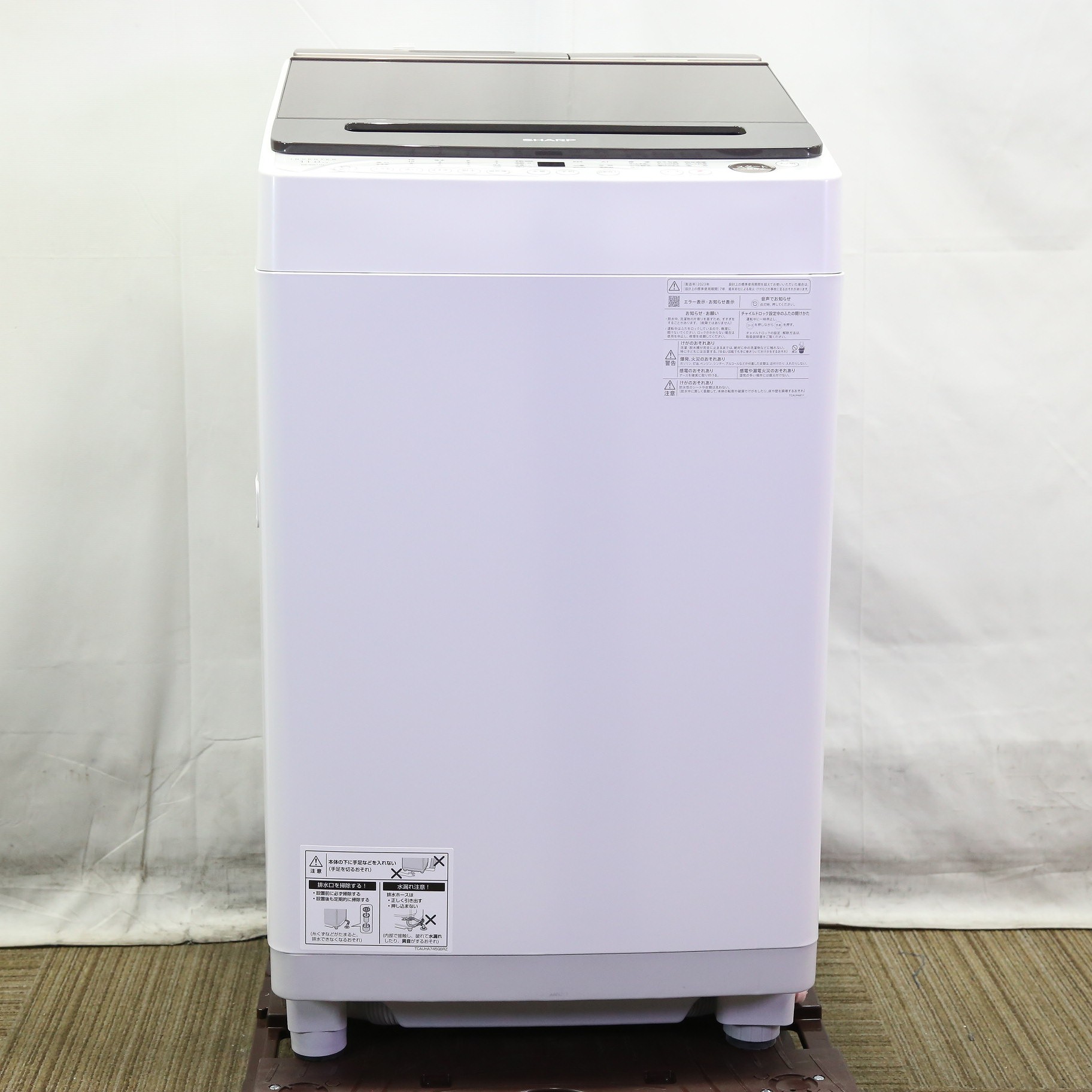 【中古】〔展示品〕 全自動洗濯機 ダークブラウン ES-SW11H-T [洗濯11.0kg ／簡易乾燥(送風機能) ／上開き] [2133056824486] - リコレ！|ビックカメラ ...