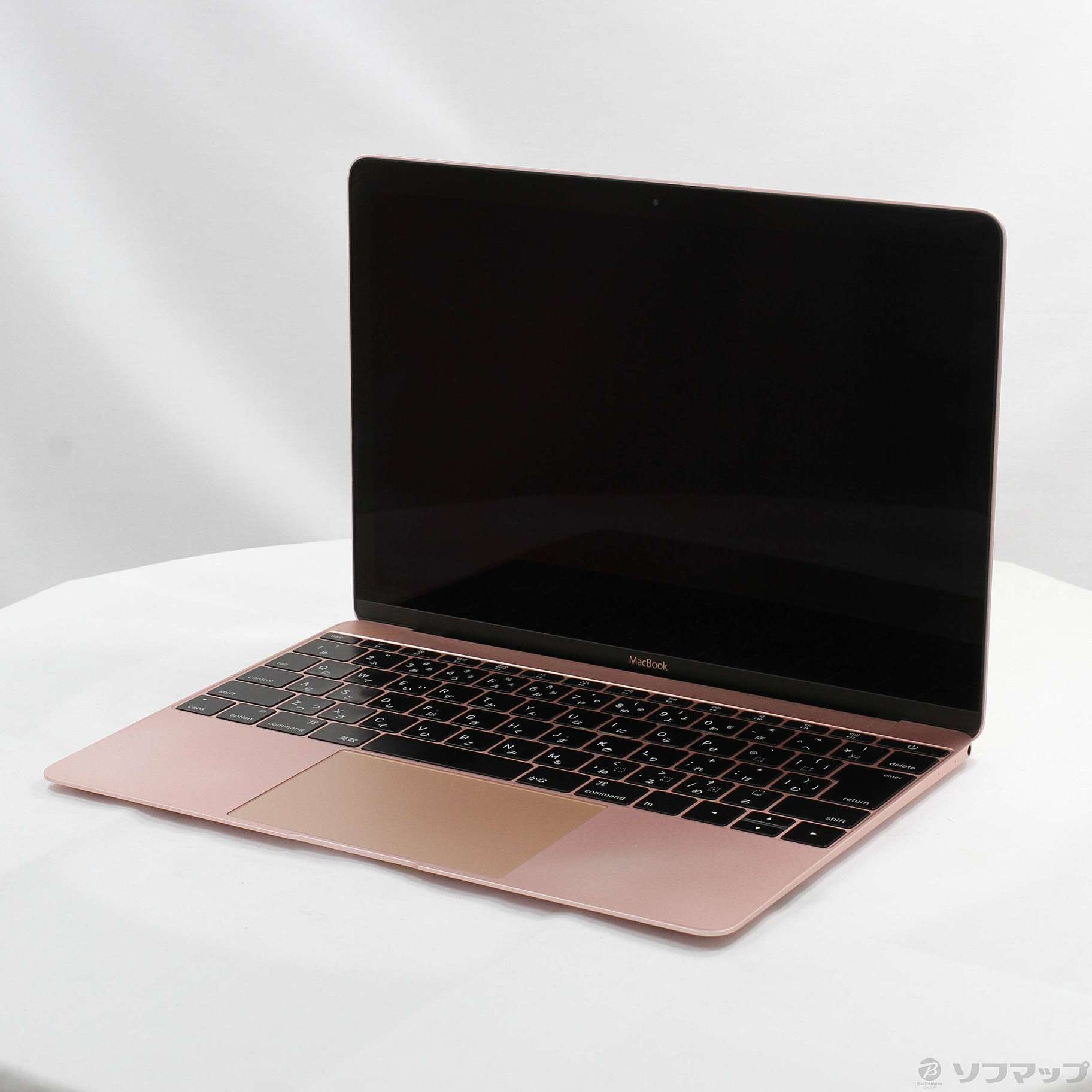 【中古】MacBook 12-inch Early-2016 MMGM2J／A Core_m7 1.3GHz 8GB SSD512GB ローズ ...