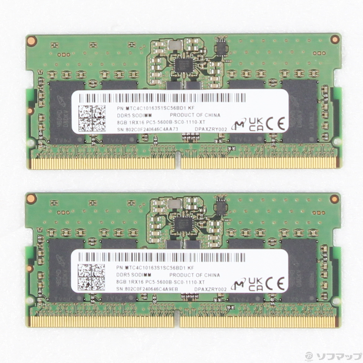 【中古】MTC4C10163S1SC56BD1 2枚組 16GB 8GB×2枚組 [2133058099264] - リコレ！|ビックカメラ ...