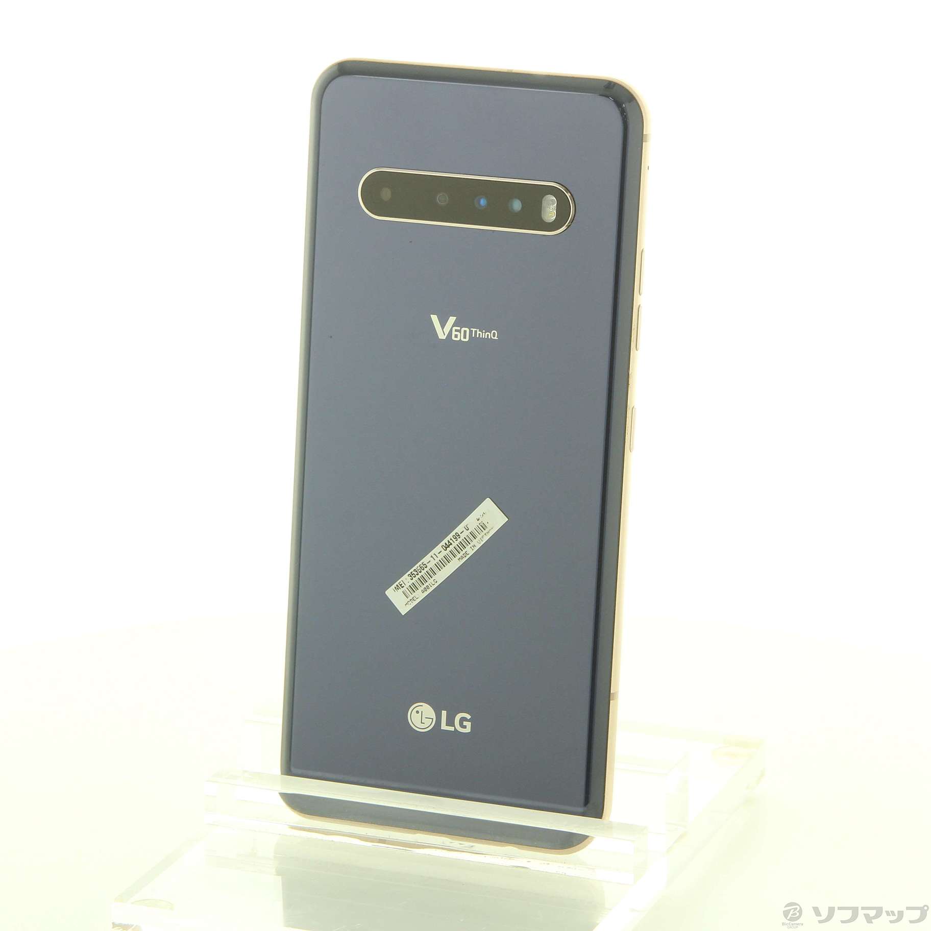 【中古】LG V60 ThinQ 5G 128GB クラッシ-ブルー A001LG SoftBank [2133058270113] - リ ...