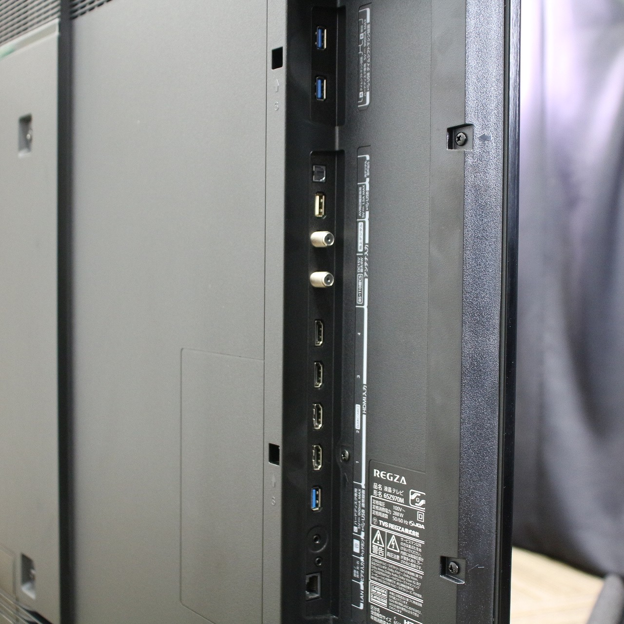 【中古】〔展示品〕 液晶テレビ REGZA(レグザ) 65Z970M [65V型 ／Bluetooth対応 ／4K対応 ／BS・CS 4Kチューナー内蔵 ／YouTube対応 ...