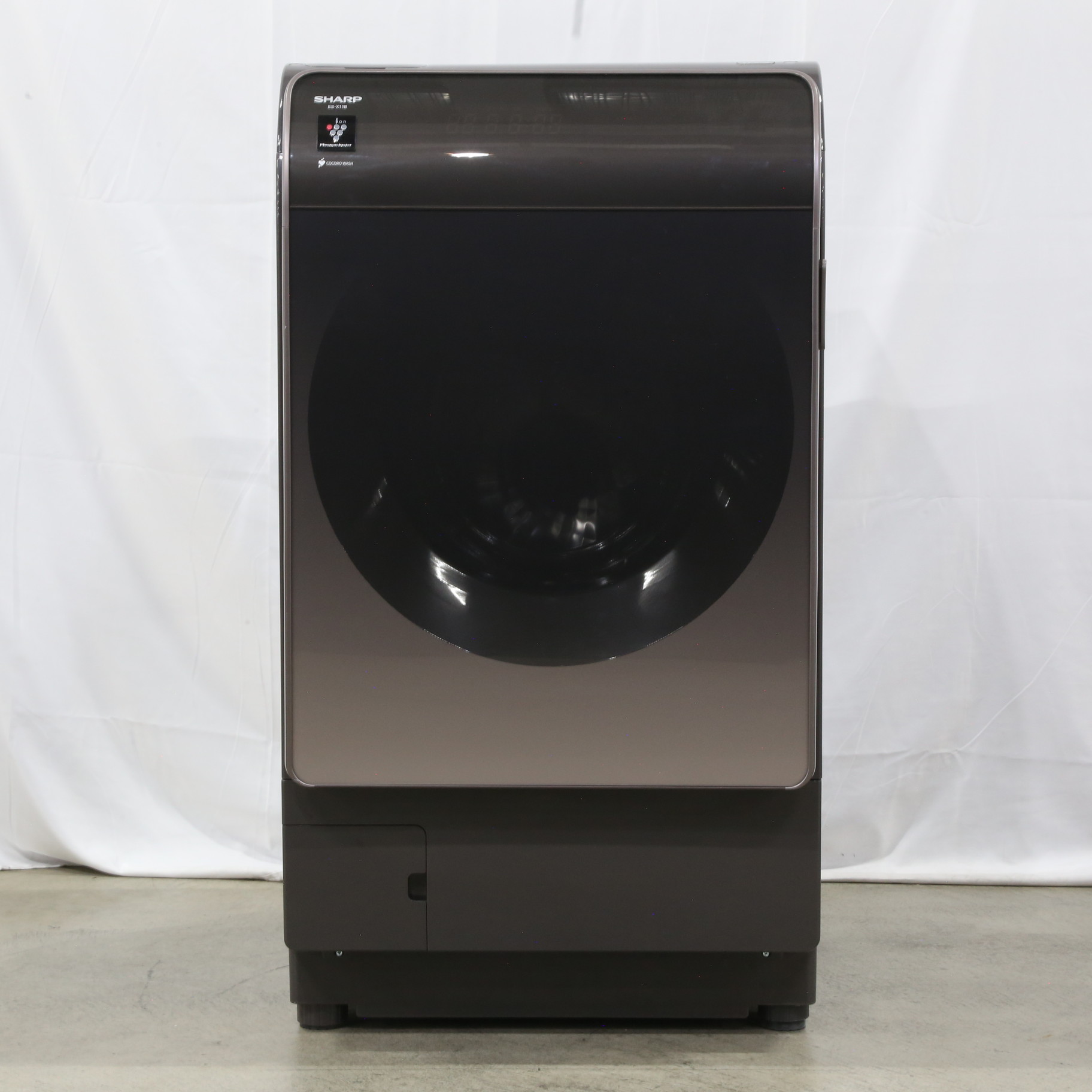 【中古】〔展示品〕 ドラム式洗濯乾燥機 リッチブラウン ES-X11B-TL [洗濯11.0kg ／乾燥6.0kg ／ヒートポンプ乾燥 ／左開き] [2133058946322] - リコレ ...