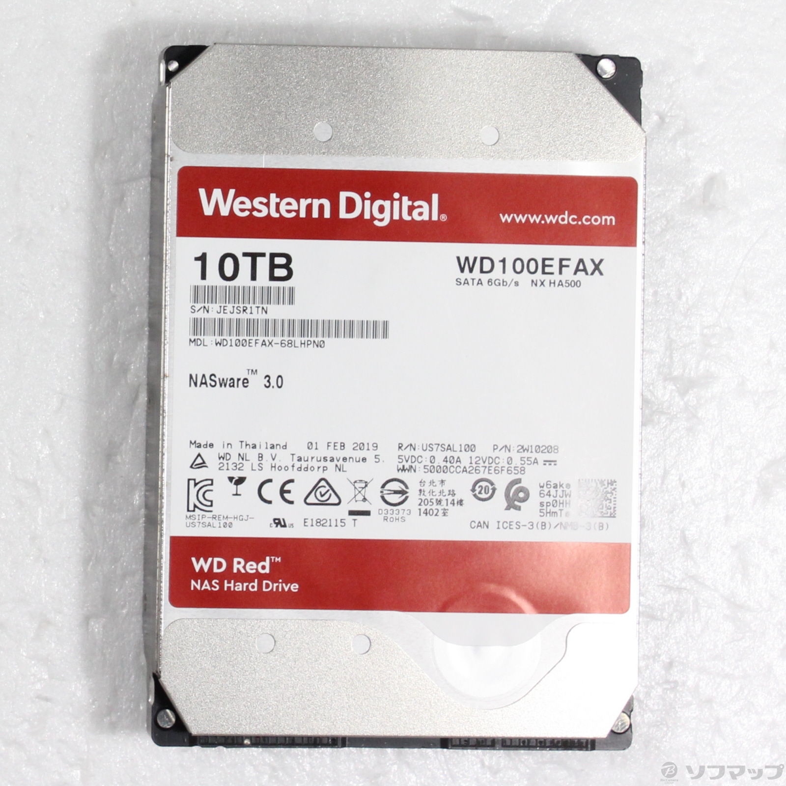 【中古】WD100EFAX [2133059055146] - リコレ！|ビックカメラグループ ソフマップの中古通販サイト