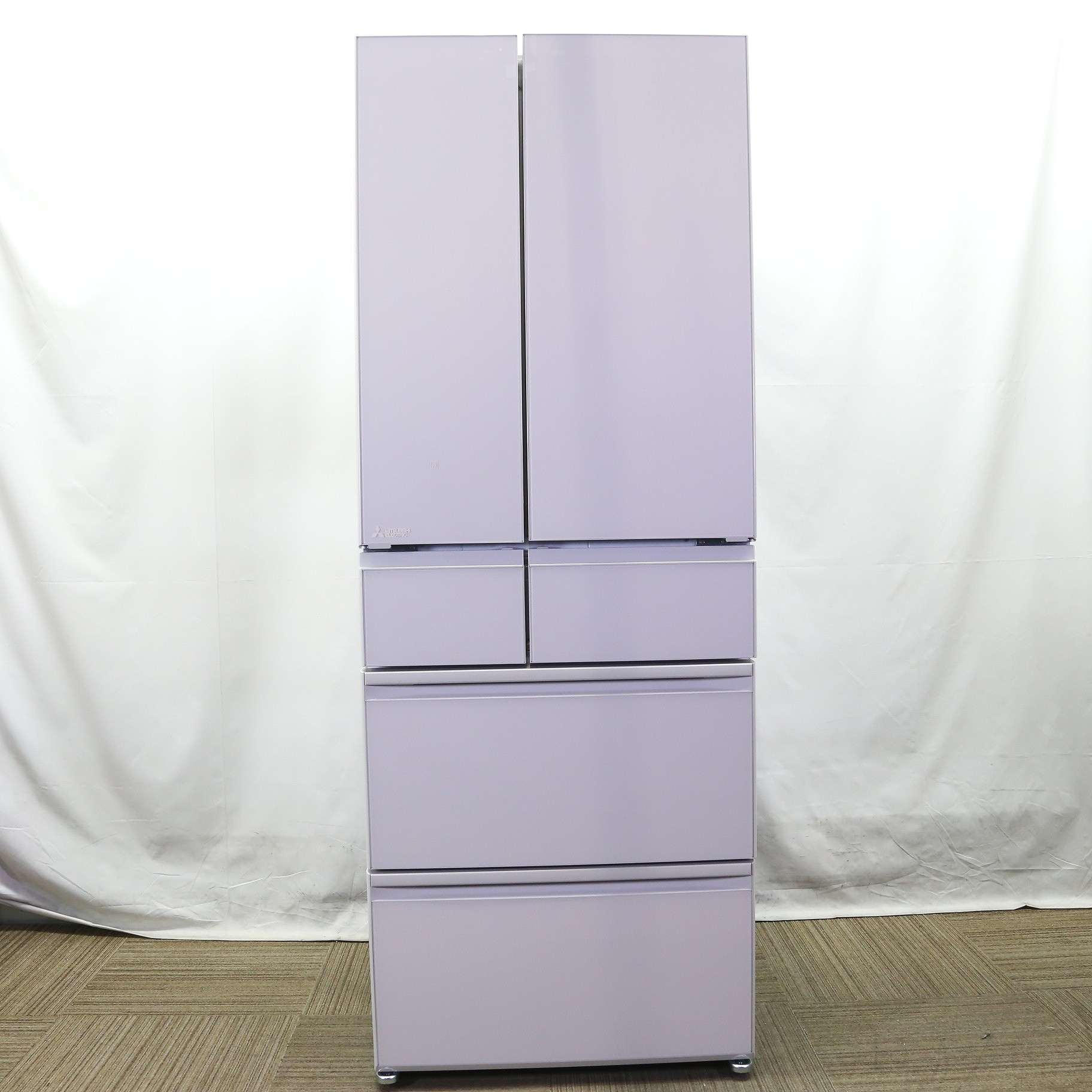 【中古】〔展示品〕 冷蔵庫 WZシリーズ グランドリネンホワイト MR-WZ61K-W [幅68.5(cm) ／608L ／6ドア ／観音開きタイプ ／2024年 ...