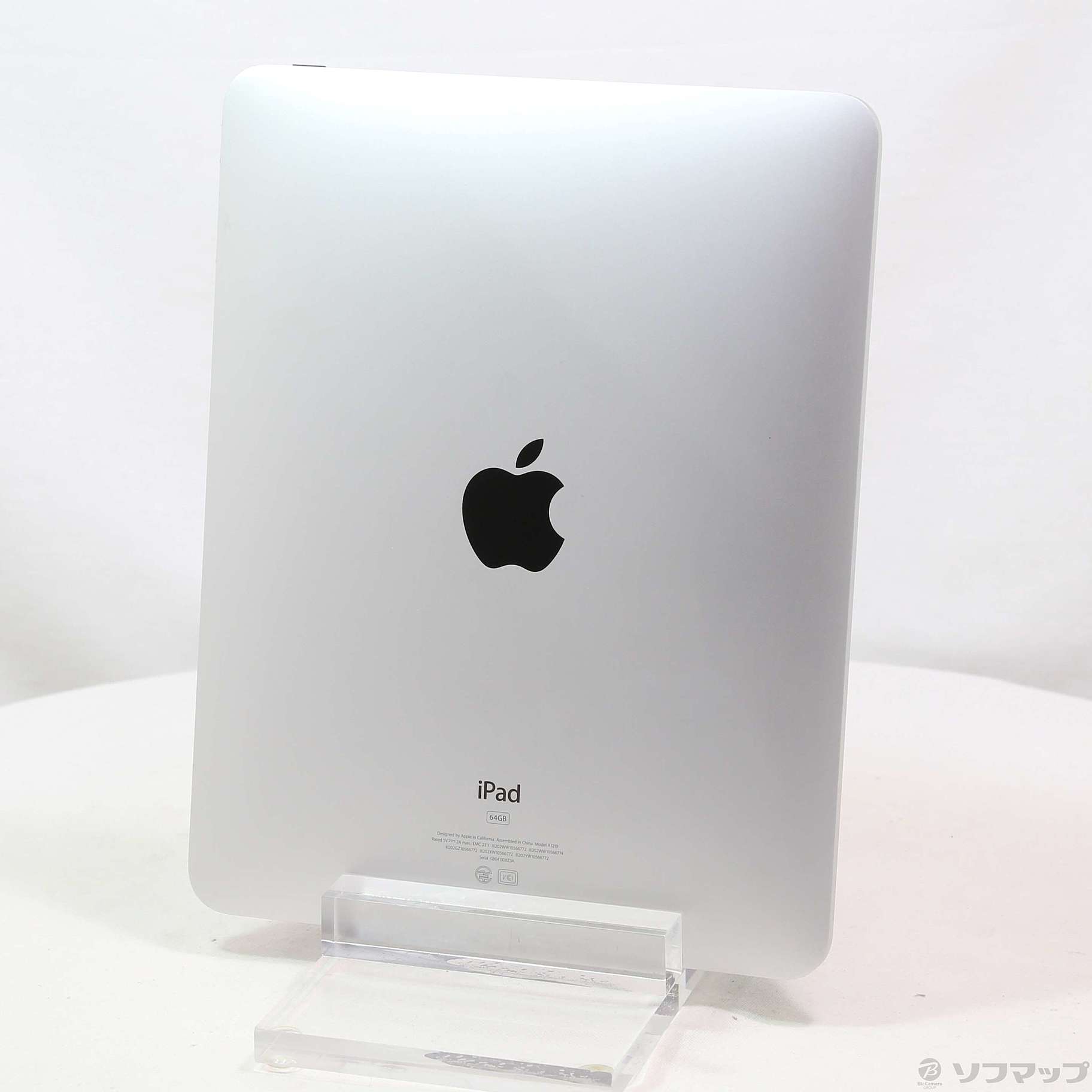 【中古】iPad 第1世代 64GB シルバー MB294J／A Wi-Fi [9.7インチ液晶／Apple A4] [2133060988167] - リコレ！|ビックカメラグループ ...