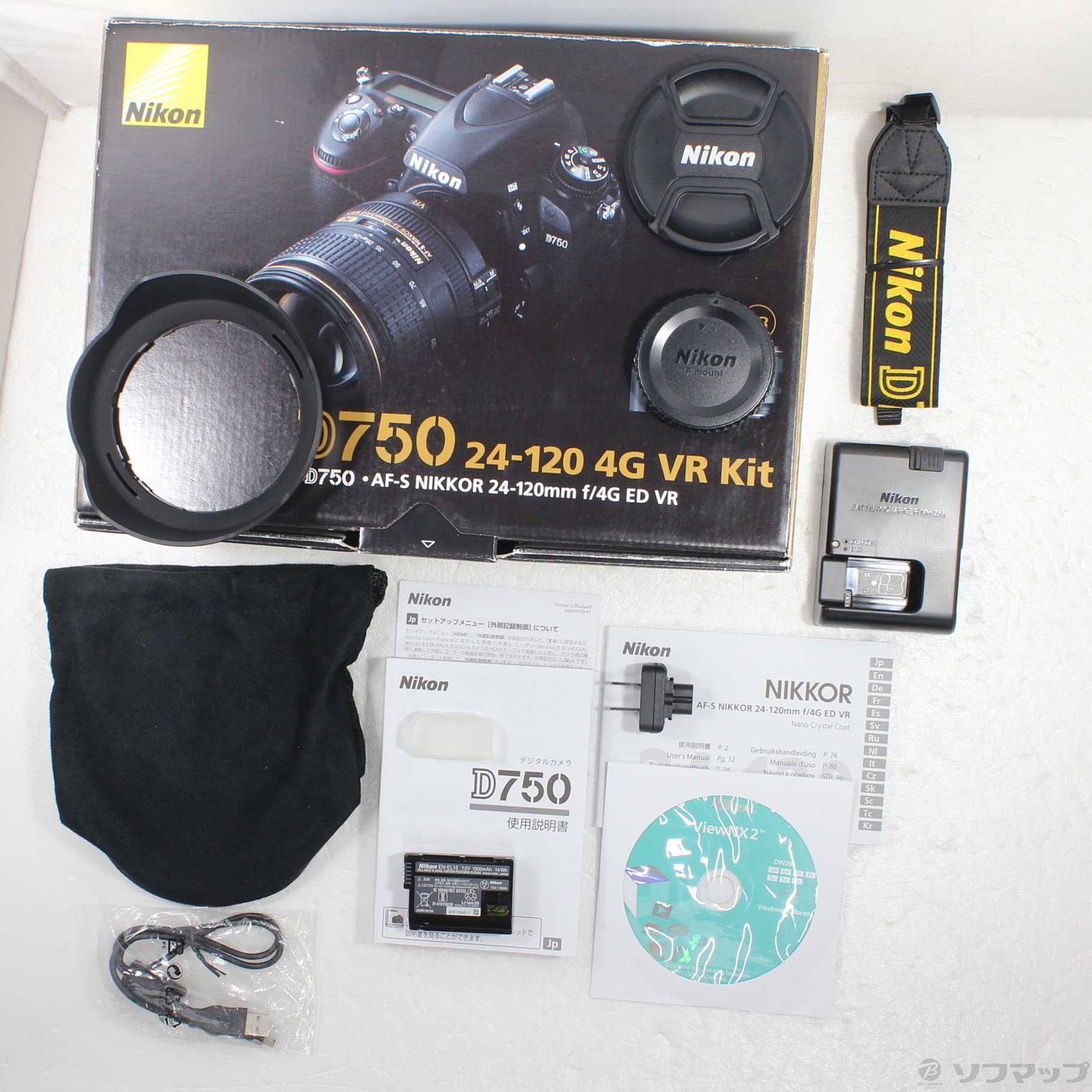 【中古】Nikon D750 24-120 VR レンズキット [2133061235598] - リコレ！|ビックカメラグループ ソフマップの中古通販サイト