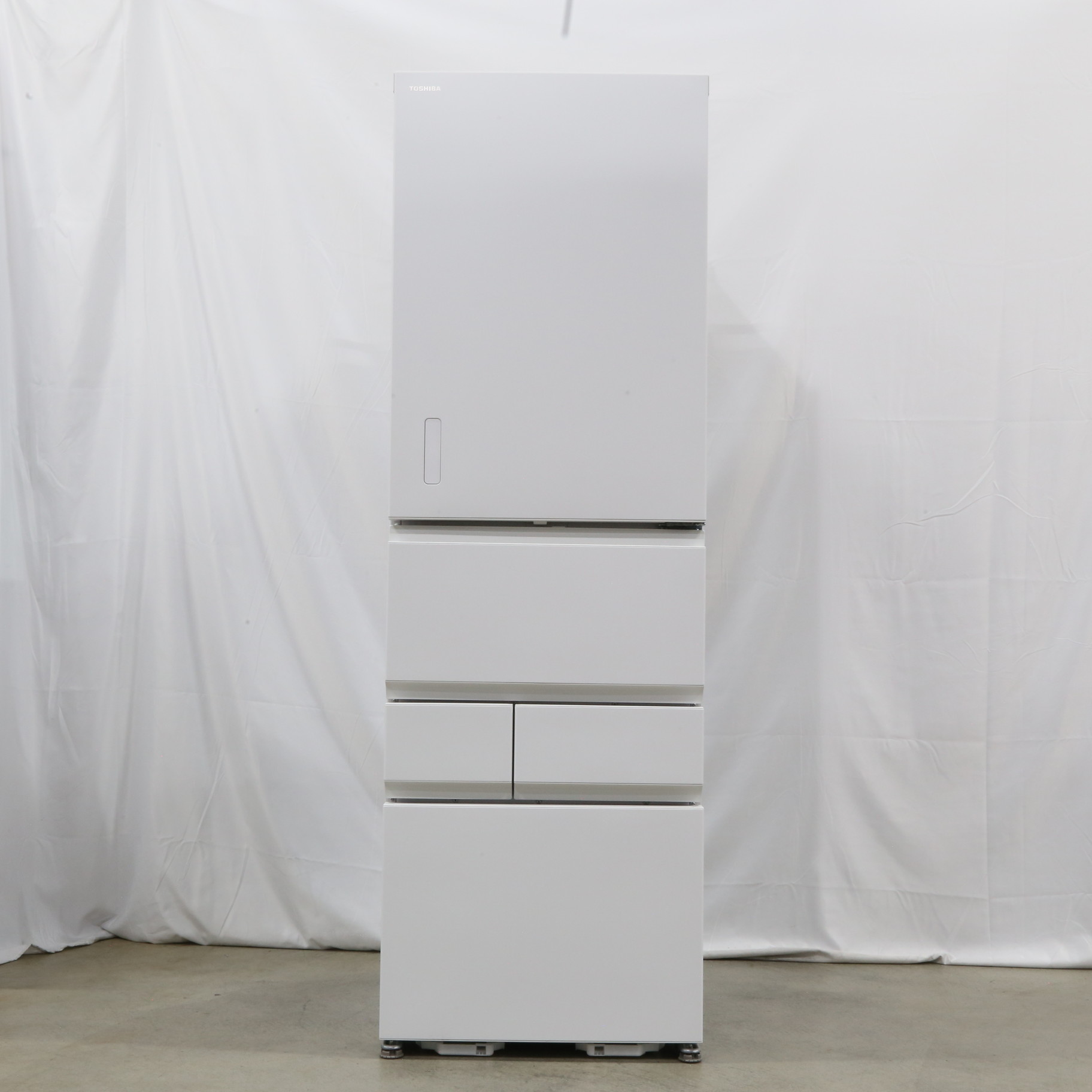 【中古】〔展示品〕 冷蔵庫 VEGETA（ベジータ）GTMシリーズ エクリュホワイト GR-W450GTM-WS [幅60cm ／452L ／5ドア ／右開きタイプ ／2024年 ...