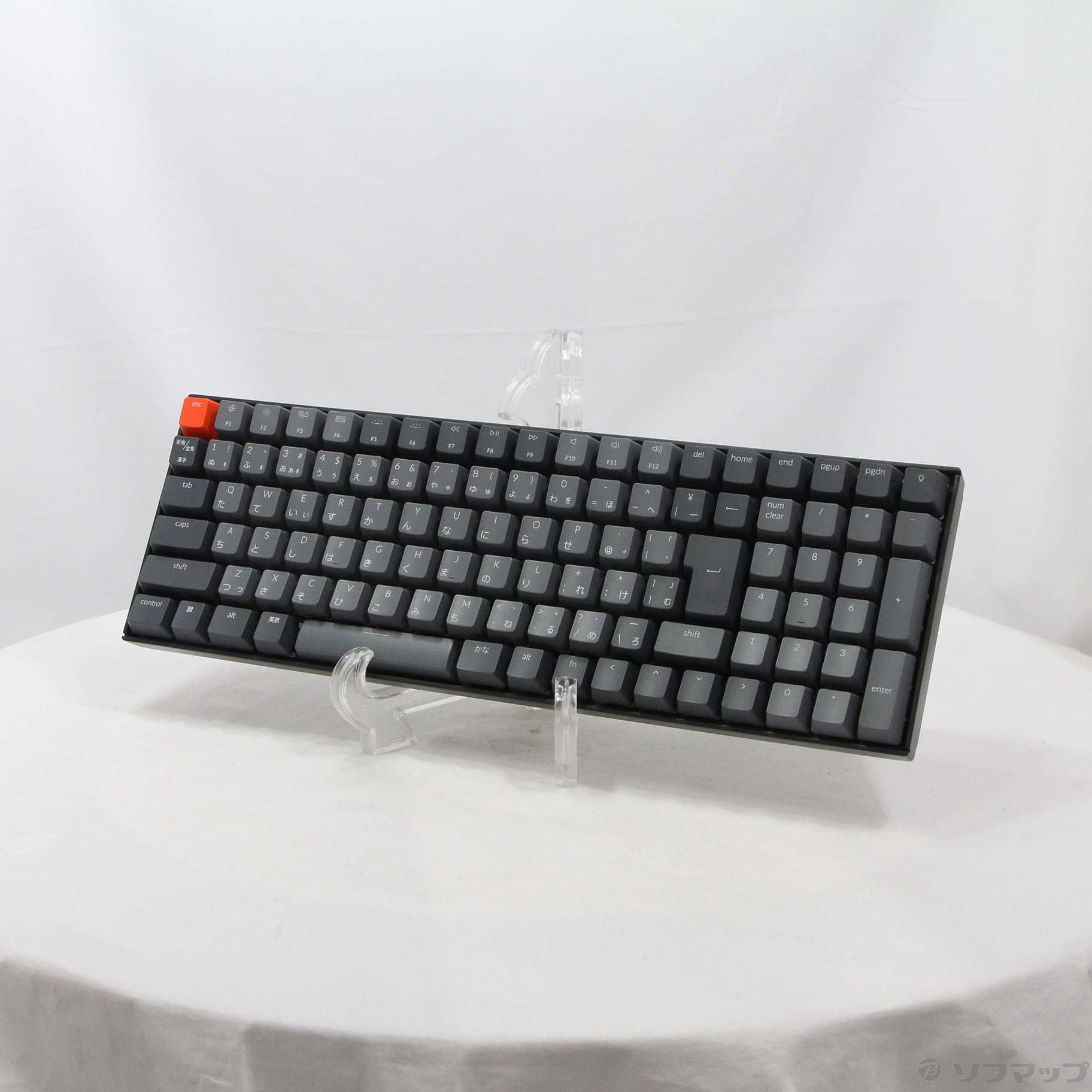 【中古】Keychron K4 White LED 日本語配列 テンキー付 Gateron G Pro 赤軸 K4-A1-JIS ...