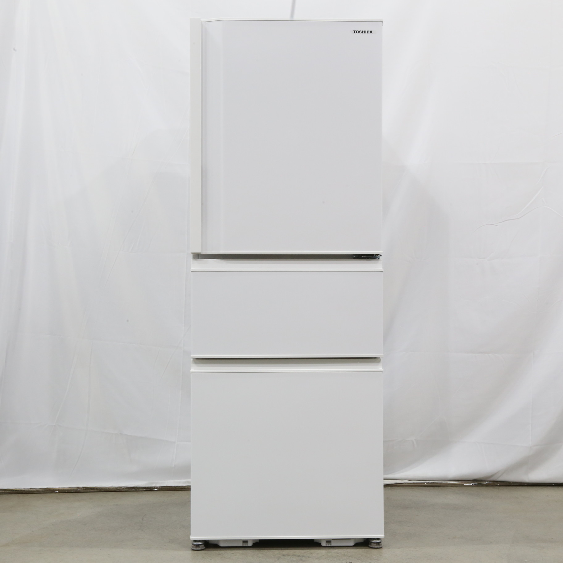 【中古】〔中古品〕 冷蔵庫 VEGETA（ベジータ）SCシリーズ マットホワイト GR-W33SC-WU [幅60cm ／326L ／3ドア ／右開きタイプ ／2024年 ...