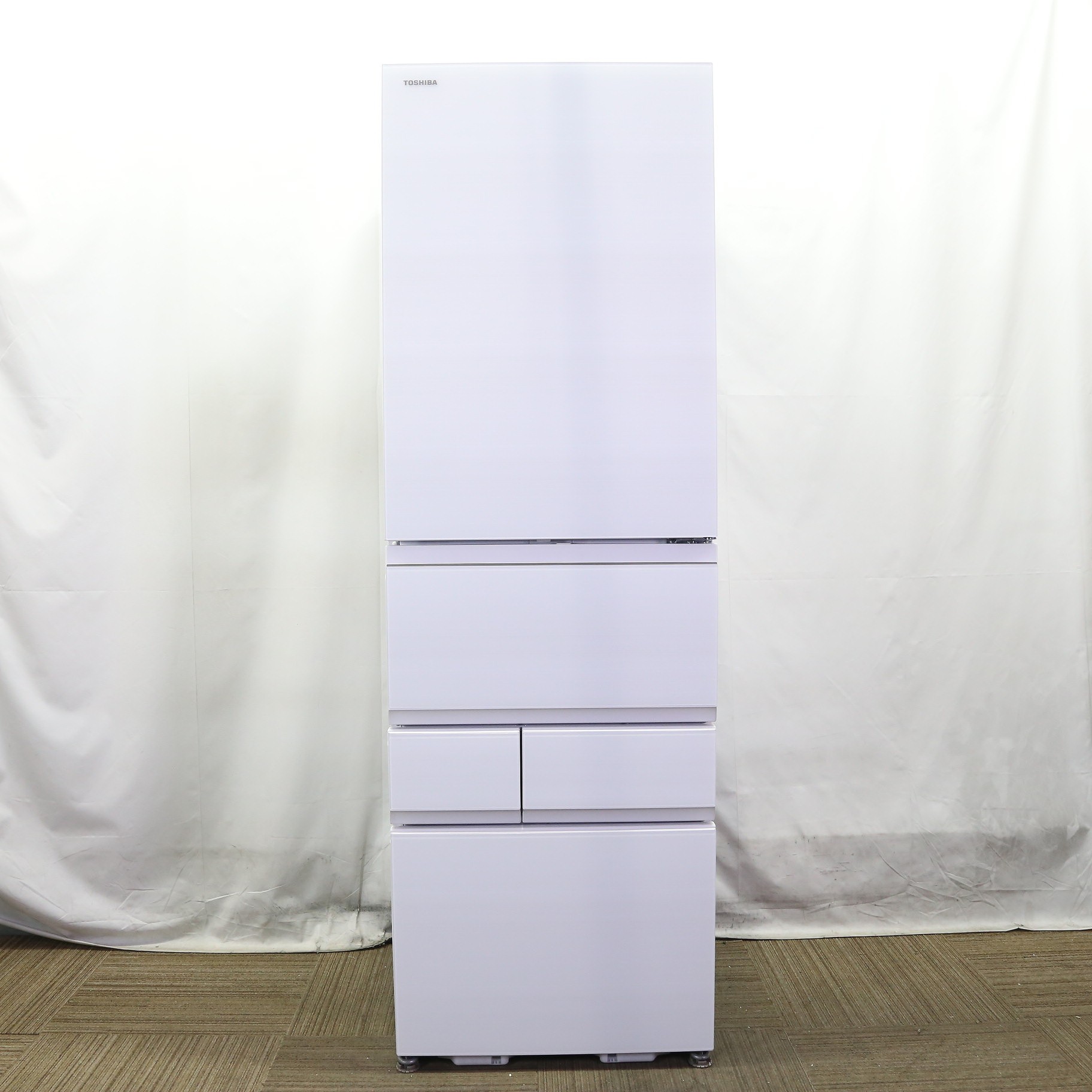 【中古】〔展示品〕 冷蔵庫 VEGETA（ベジータ）GTシリーズ フロストホワイト GR-W450GT-TW [幅60cm ／452L ／5ドア ／右開きタイプ ／2024年 ...