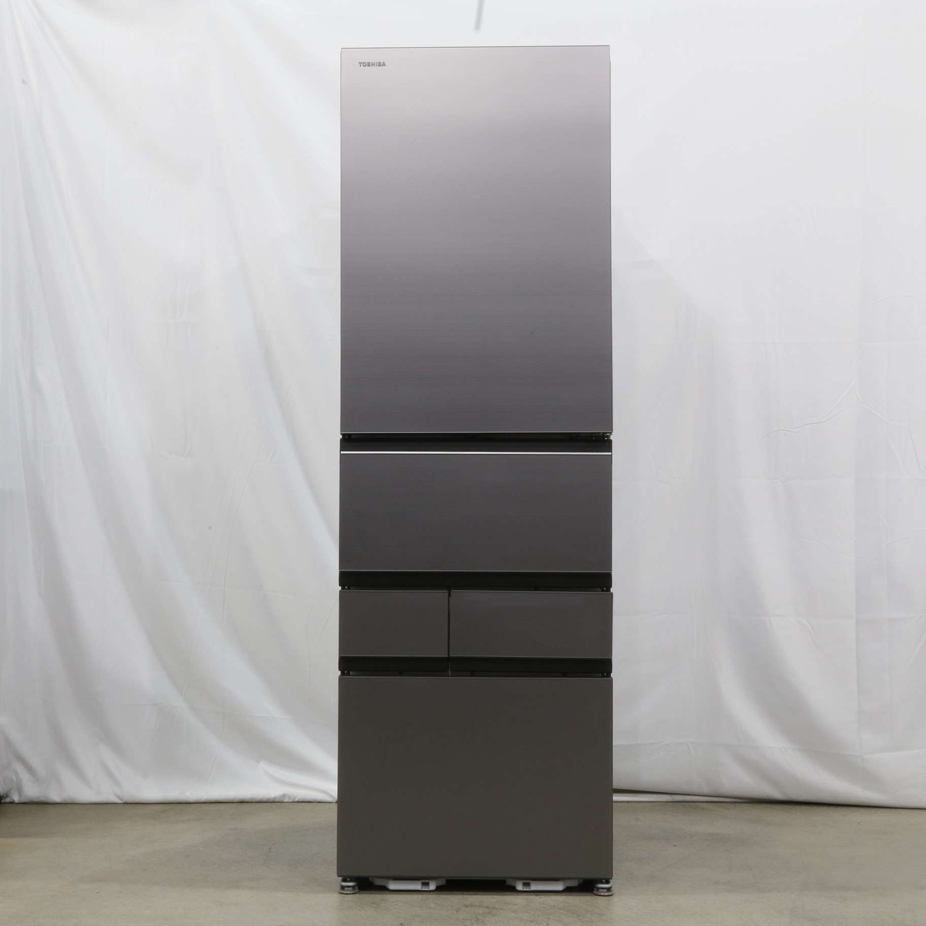 【中古】〔展示品〕 冷蔵庫 VEGETA（ベジータ）GTシリーズ フロストグレージュ GR-W450GT-TH [幅60cm ／452L ／5ドア ／右開きタイプ ／2024年 ...