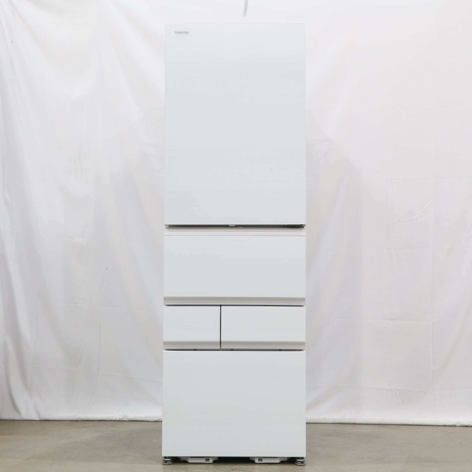 【中古】〔展示品〕 冷蔵庫 VEGETA（ベジータ）GTシリーズ フロストホワイト GR-W450GT-TW [幅60cm ／452L ／5ドア ／右開きタイプ ／2024年 ...