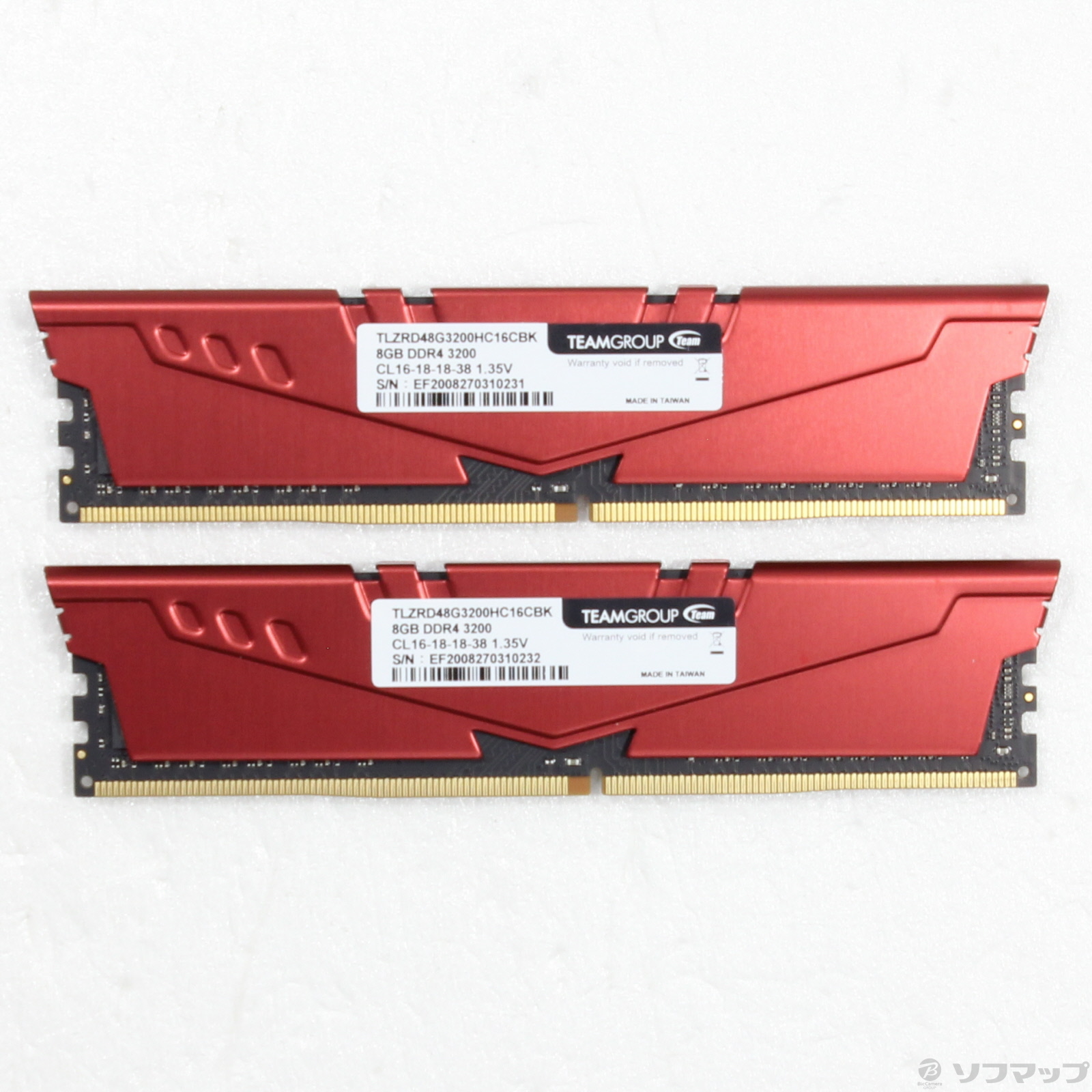 【中古】288P PC4-25600 DDR4-3200 16GB 8GB×2枚組 [2133062495489] - リコレ！|ビックカメラ ...