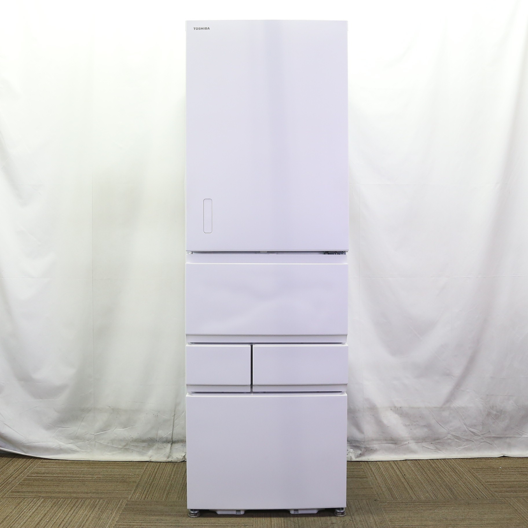 【中古】〔展示品〕 冷蔵庫 VEGETA（ベジータ）GTMシリーズ エクリュホワイト GR-W450GTM-WS [幅60cm ／452L ／5ドア ／右開きタイプ ／2024年 ...