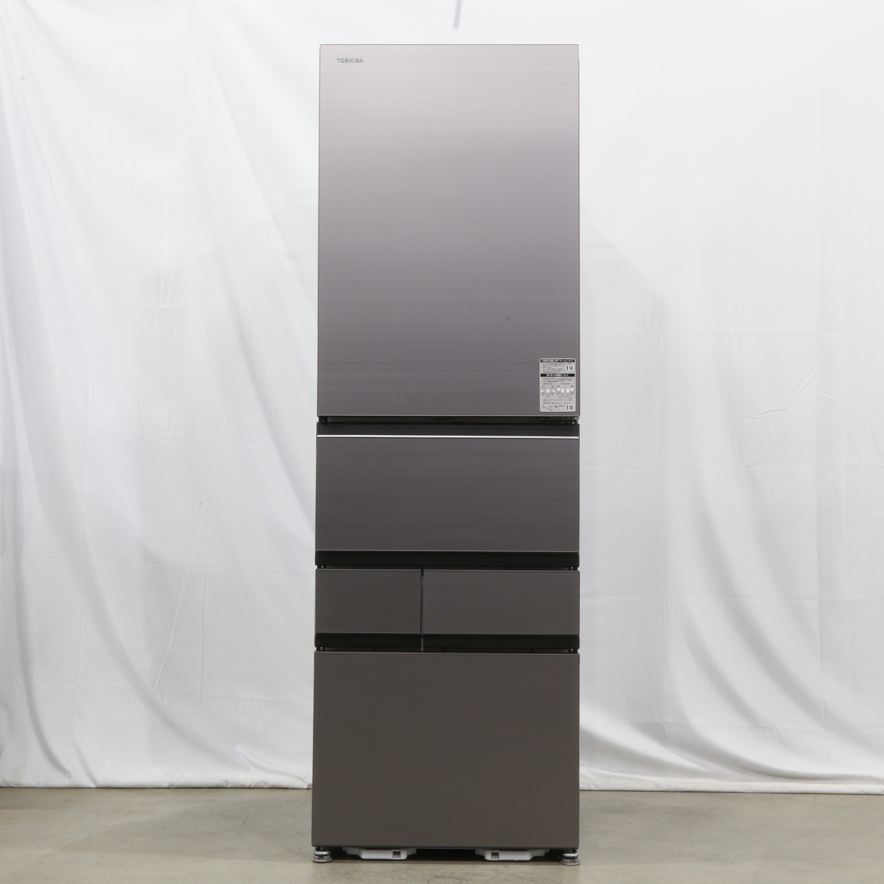 【中古】〔中古品〕 冷蔵庫 VEGETA（ベジータ）GTシリーズ フロストグレージュ GR-W450GT-TH [幅60cm ／452L ／5ドア ／右開きタイプ ／2024年 ...