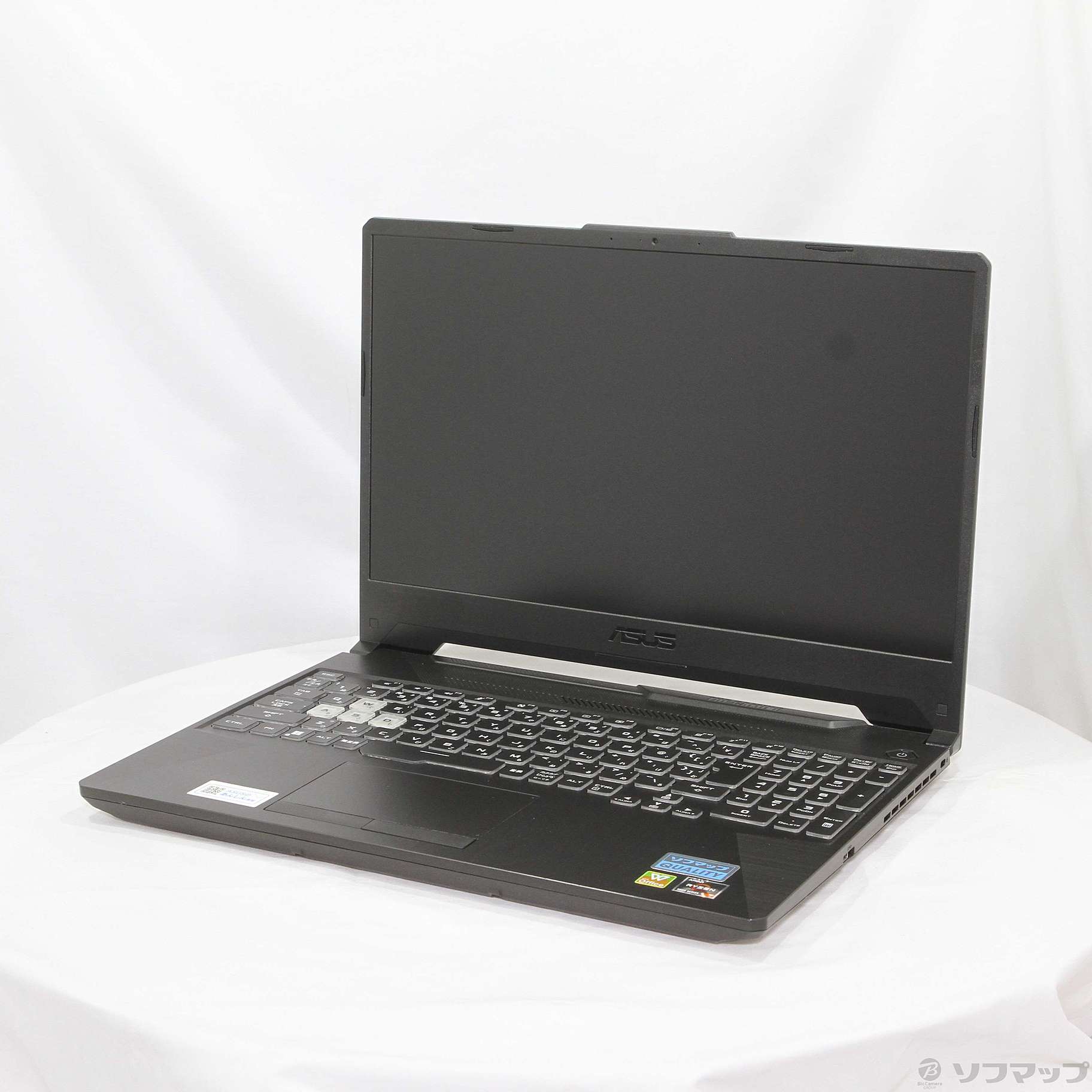 【中古】ASUS TUF Gaming A15 FA506QM FA506QM-R7R3060W11 グラファイトブラック ...
