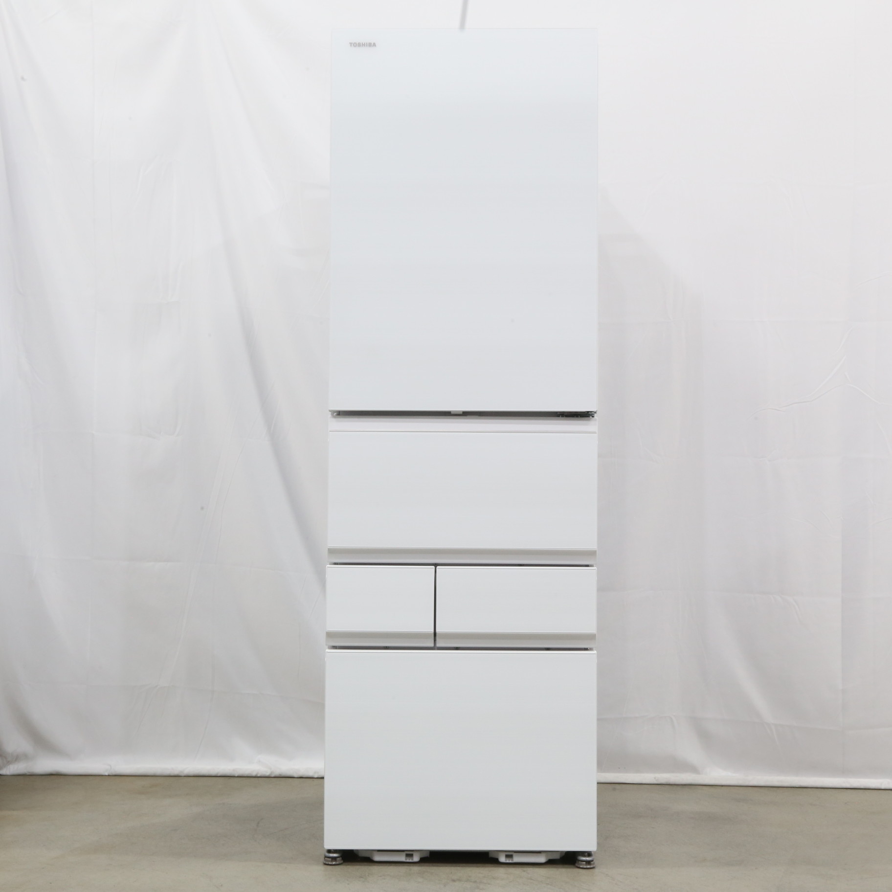 【中古】〔展示品〕 冷蔵庫 VEGETA（ベジータ）GTシリーズ フロストホワイト GR-W450GT-TW [幅60cm ／452L ／5ドア ／右開きタイプ ／2024年 ...