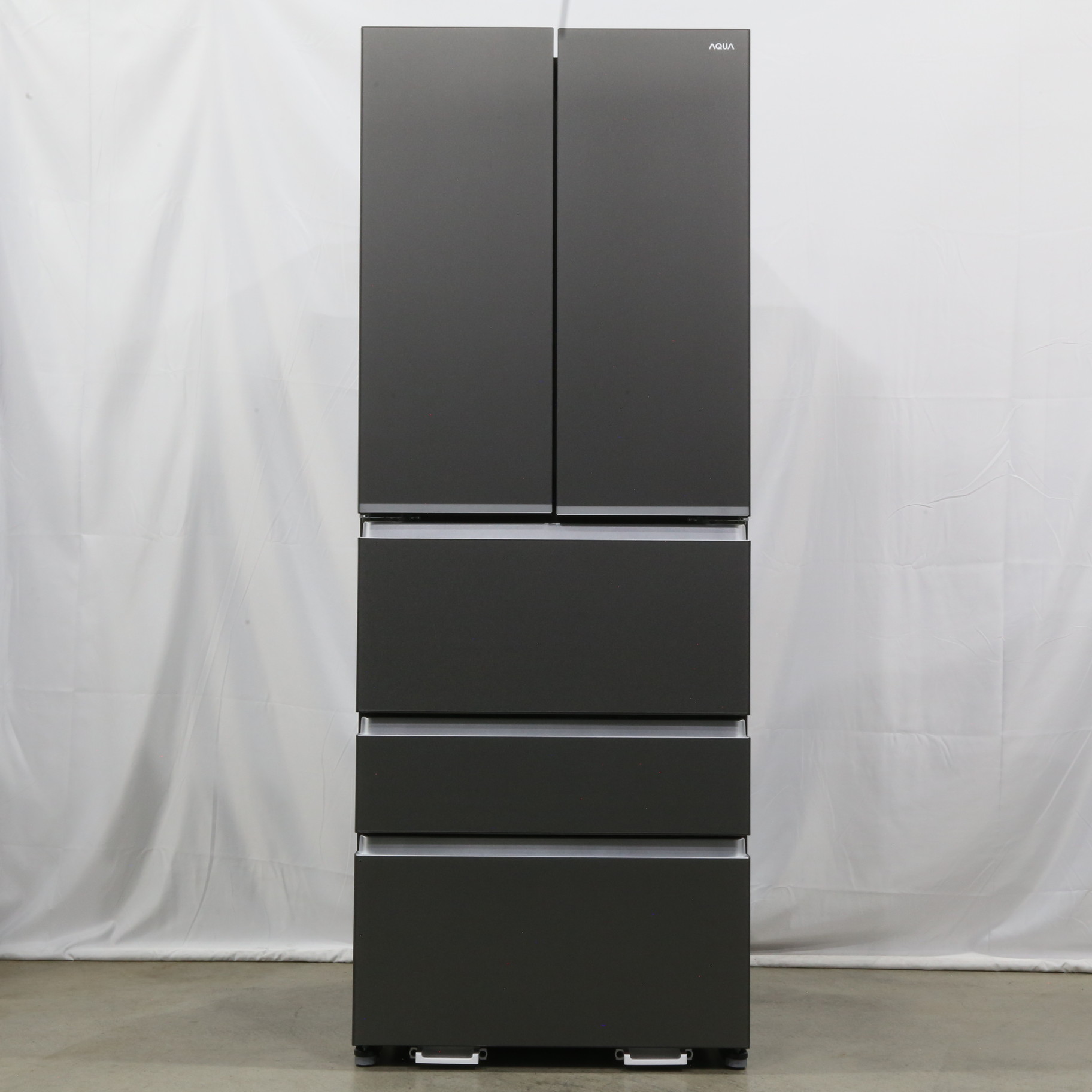 【中古】〔展示品〕 冷蔵庫 TXシリーズ マットクリアブラック AQR-TXA50P-K [幅70cm ／501L ／5ドア ／観音開きタイプ ／2024年] [2133062989452 ...