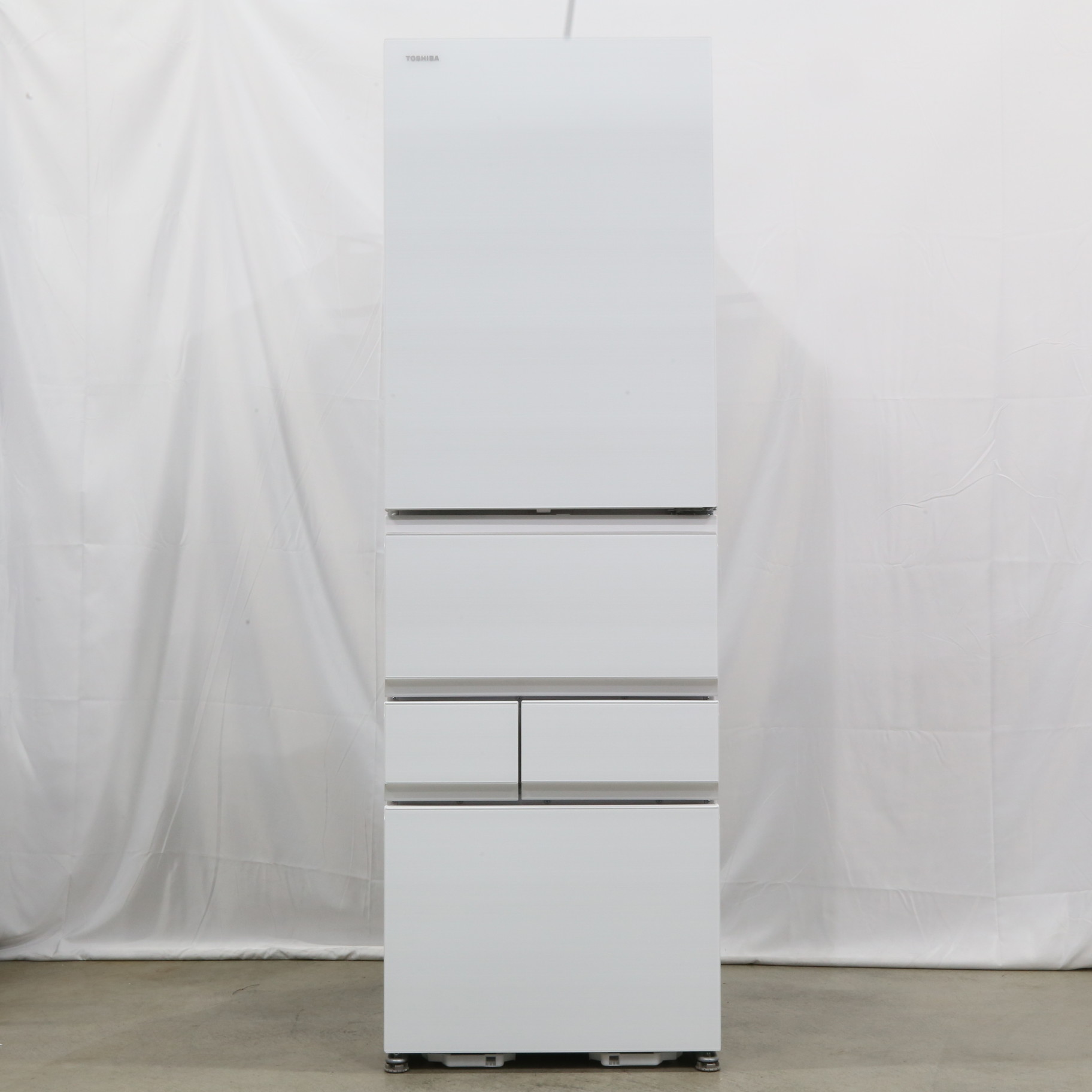 【中古】〔展示品〕 冷蔵庫 VEGETA（ベジータ）GTシリーズ フロストホワイト GR-W450GT-TW [幅60cm ／452L ／5ドア ／右開きタイプ ／2024年 ...