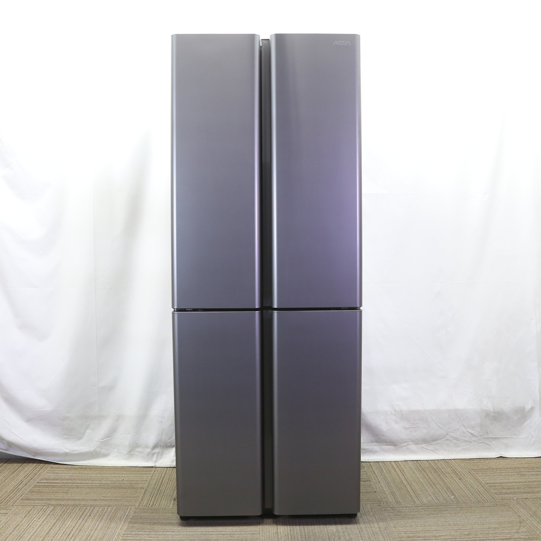 【中古】〔展示品〕 冷蔵庫 TZシリーズ スペシャルエディションモデル ダークシルバー AQR-TZA42P-DS [幅70cm ／420L ／4ドア ／観音開きタイプ ／2024年 ...