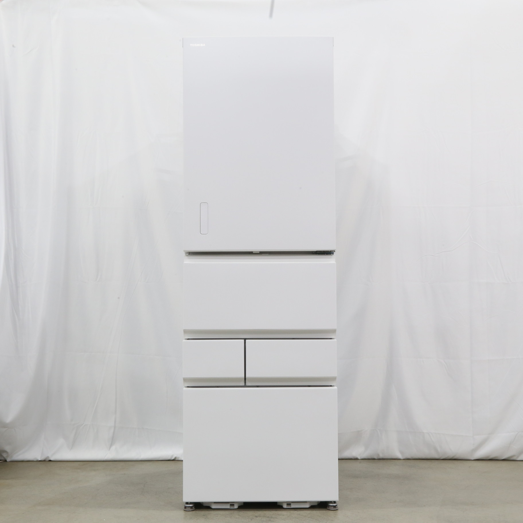 【中古】〔展示品〕 冷蔵庫 VEGETA（ベジータ）GTMシリーズ エクリュホワイト GR-W450GTM-WS [幅60cm ／452L ／5ドア ／右開きタイプ ／2024年 ...