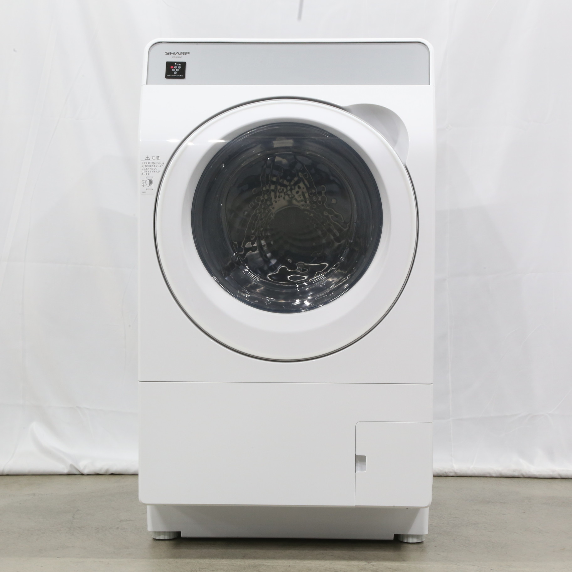 【中古】〔中古品〕 ドラム式洗濯機 クリスタルホワイト ES-K11C-WL [洗濯11.0kg ／乾燥6.0kg ／ヒーター乾燥(水冷・除湿タイプ) ／左開き] [2133063924698 ...