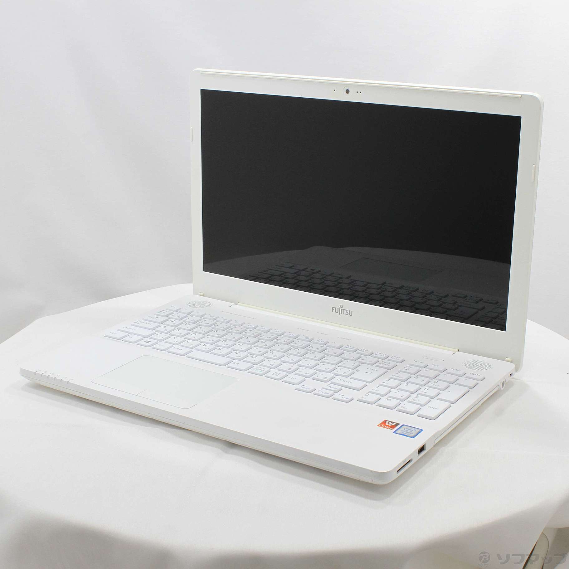 【中古】LIFEBOOK WA1／B2 FMVWB2A15W プレミアムホワイト 〔Windows 10〕 [Core-i5-7200U (2 ...
