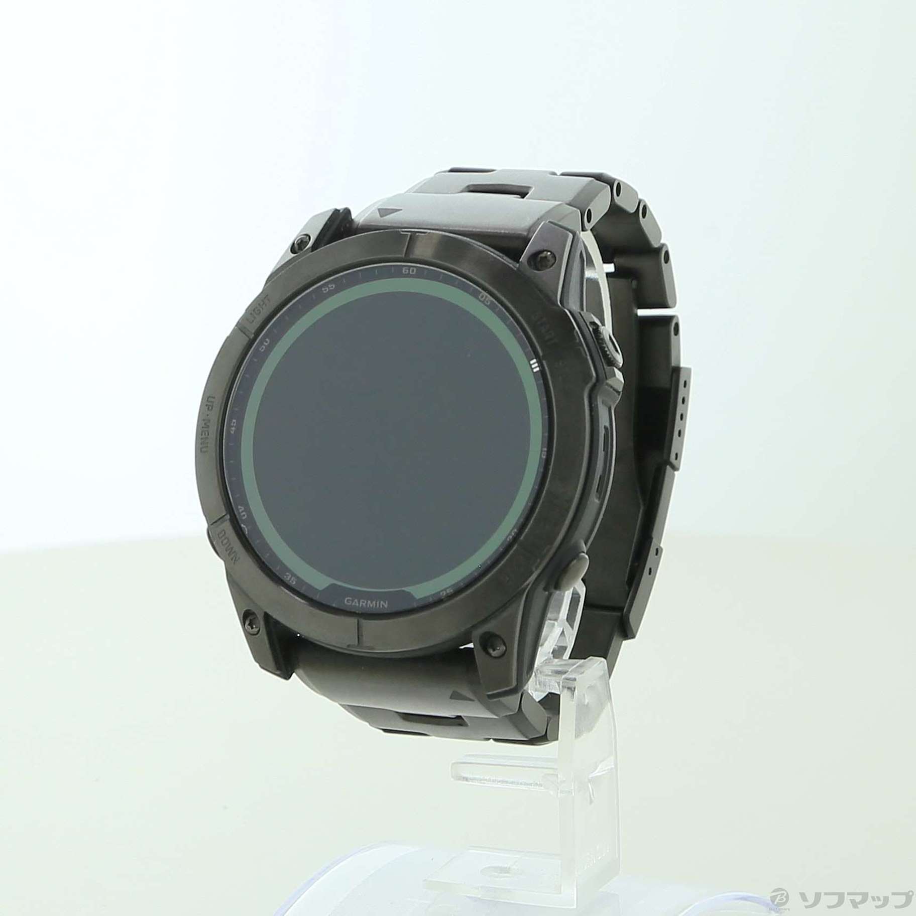 【中古】fenix 7X Sapphire Dual Power Ti Carbon Gray DLC ／ Carbon Gray DLC Vented Titanium Band 010 ...