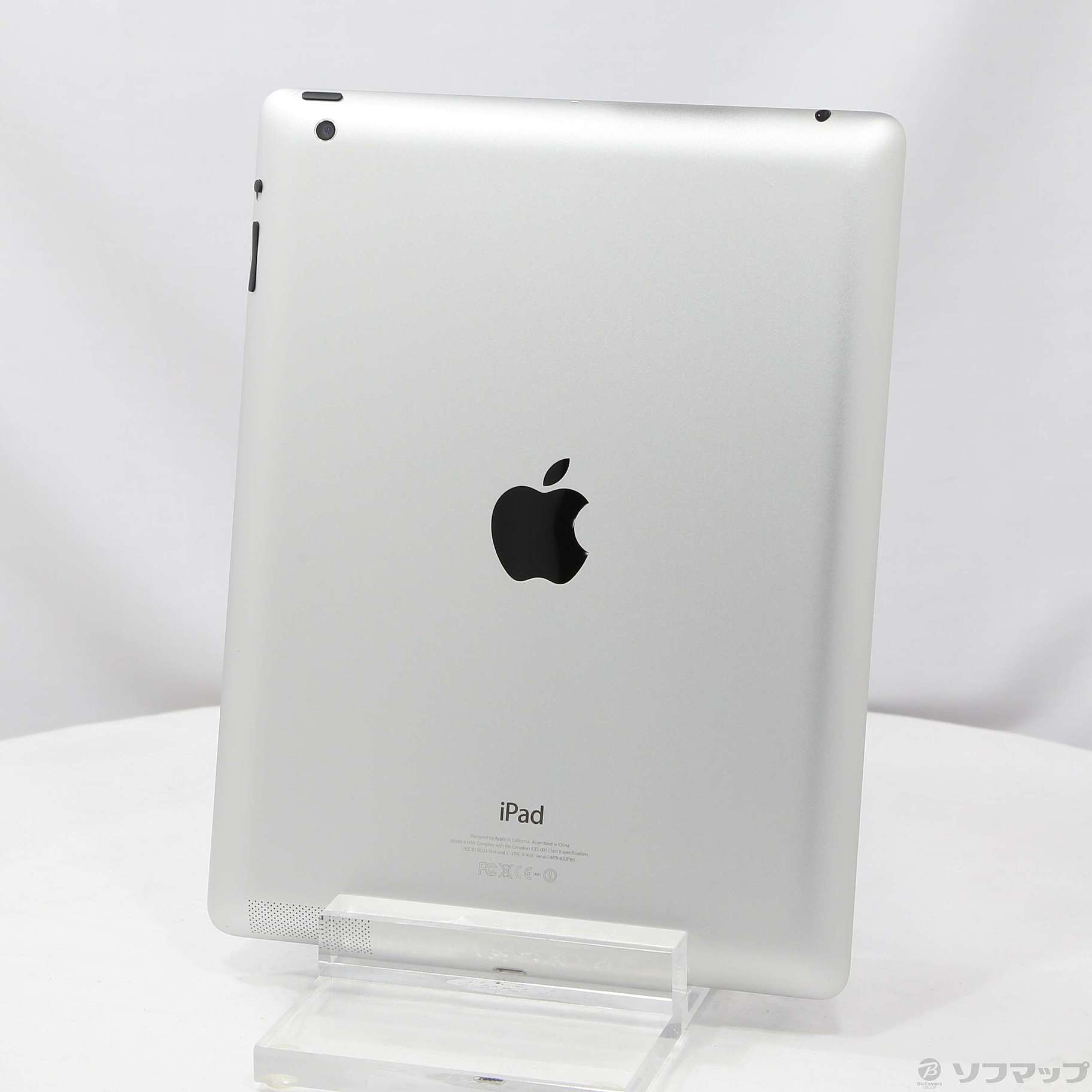 【中古】iPad 第4世代 16GB ホワイト MD513J／A Wi-Fi [9.7インチ液晶／Apple A6X(デュアルコア ...