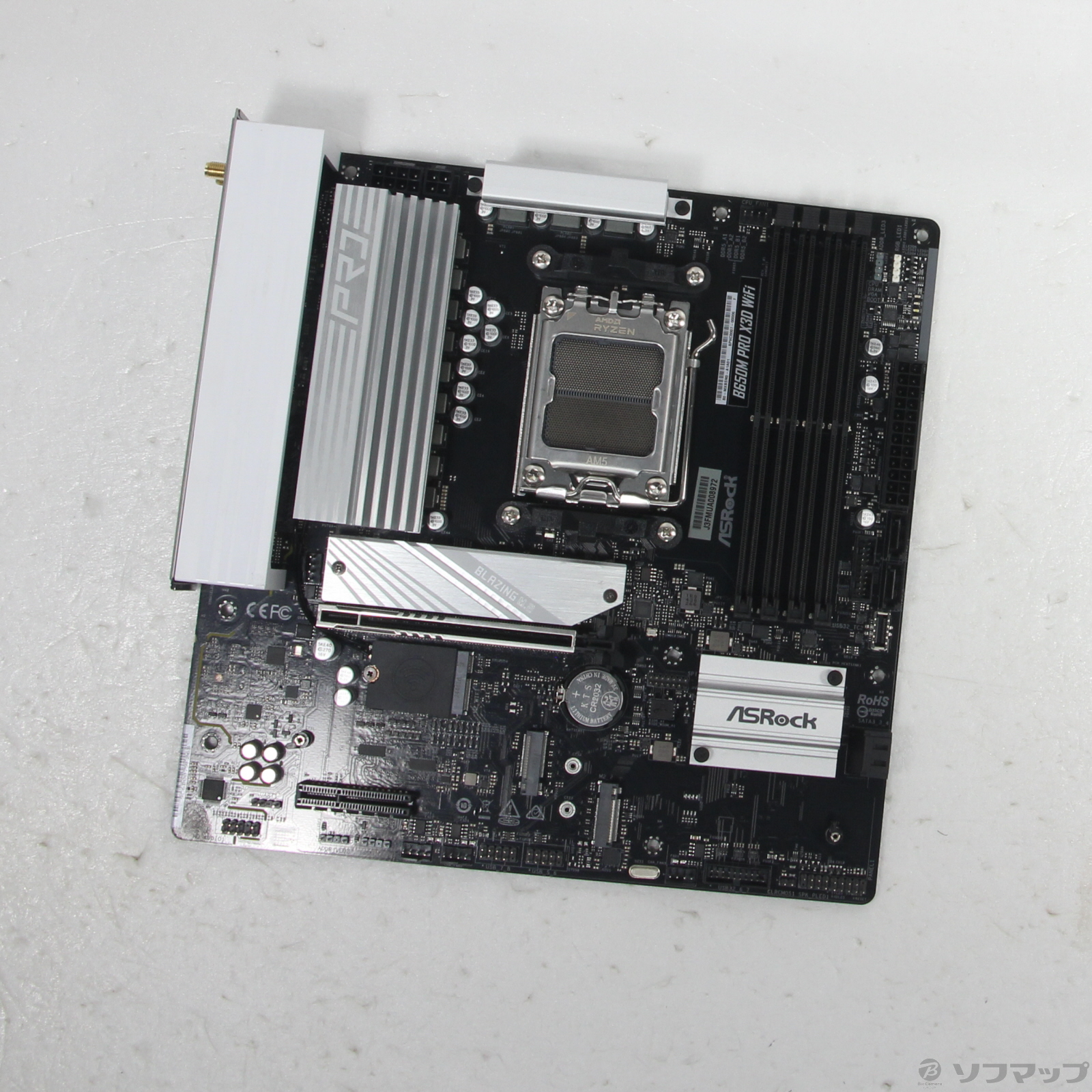 【中古】ASRock B650M Pro X3D WiFi [2133067757223] - リコレ！|ビックカメラグループ ソフマップの ...