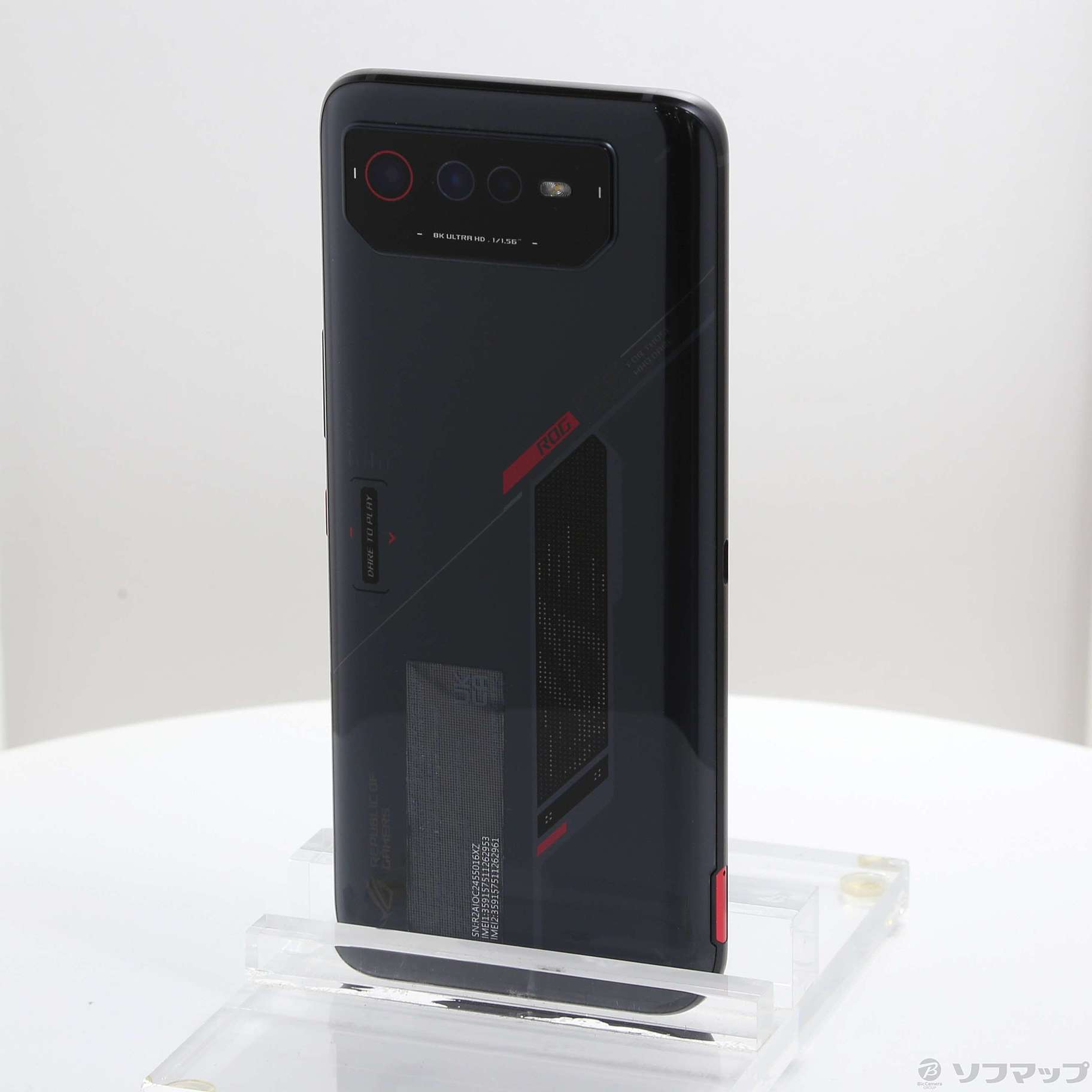 【中古】ROG Phone 6 512GB ファントムブラック ROG6-BK16R512 SIMフリー [2133068291900 ...