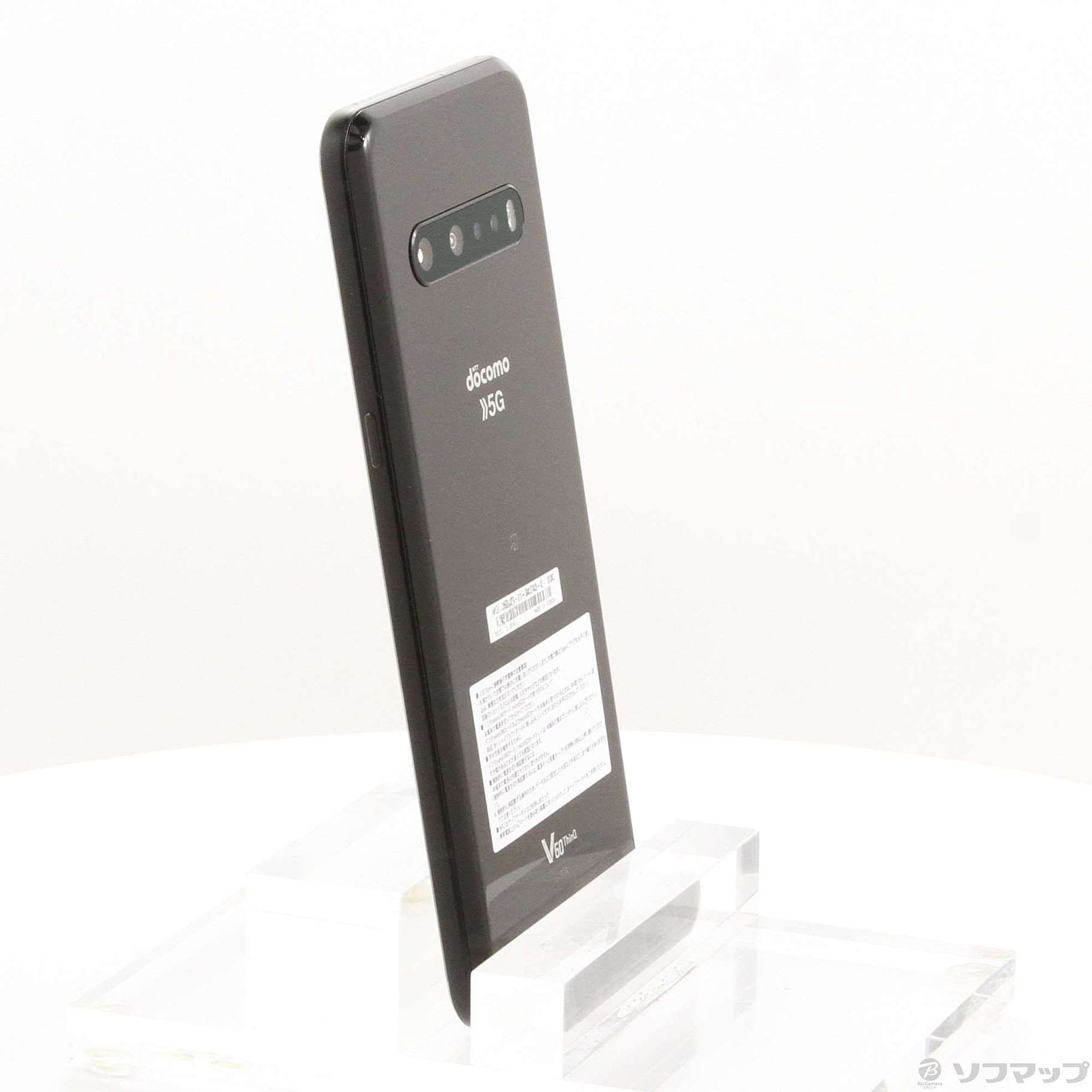 【中古】LG V60 ThinQ 5G 128GB ザ ブラック L-51A docomoロック解除SIMフリー [2133069903918 ...