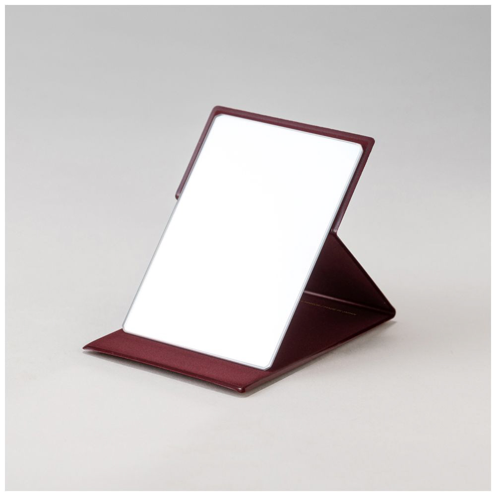 ナピュア フォールディングミラー ポケット付き（Sサイズ） ボルドー HF01P-BD｜の通販はソフマップ[sofmap]