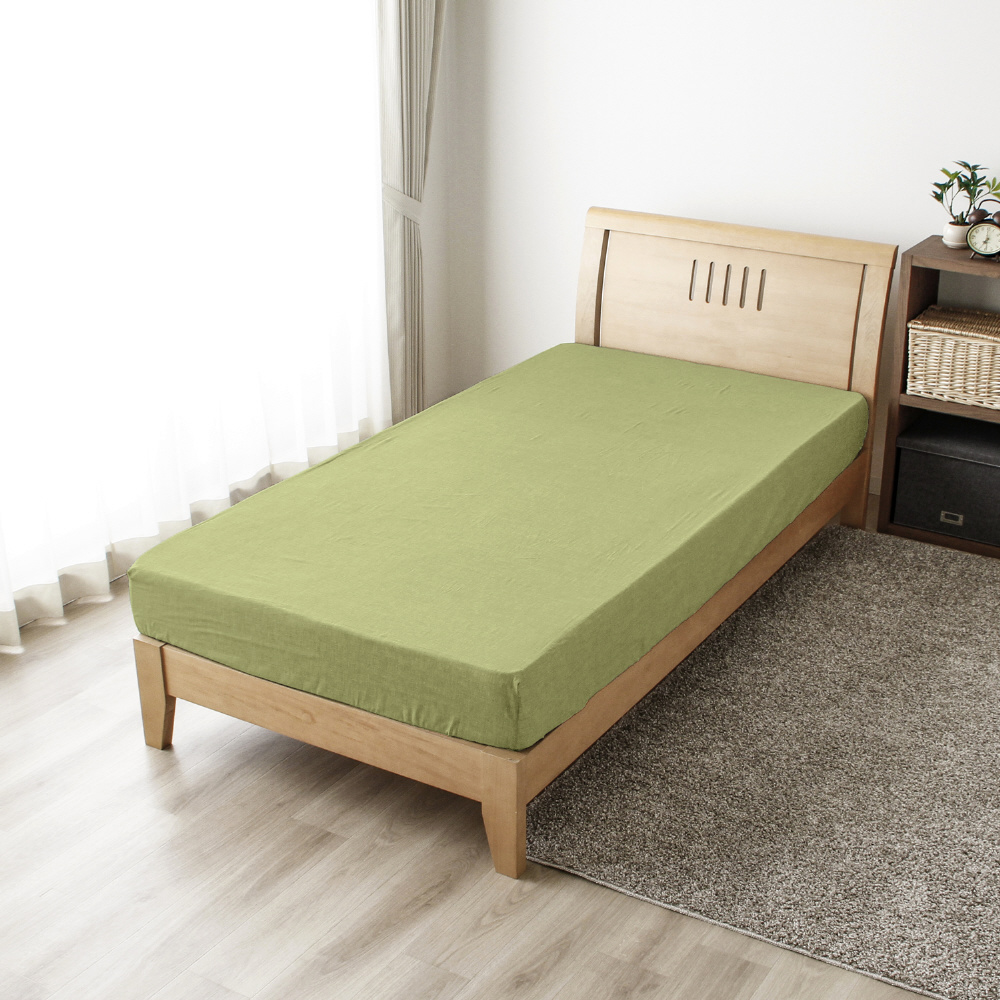 【ベットシーツ】シャンブレー （霜降り調） 綿混素材 ダブルサイズ 140×200×25cm MerryNight｜の通販はソフマップ[sofmap]