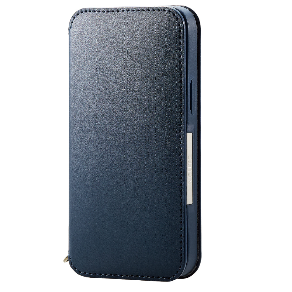 iPhone 13 mini 対応 5.4inch/ソフトレザーケース NEUTZ 磁石付き ネイビー PM-A21APLFY2NV｜の通販はソフマップ[sofmap]
